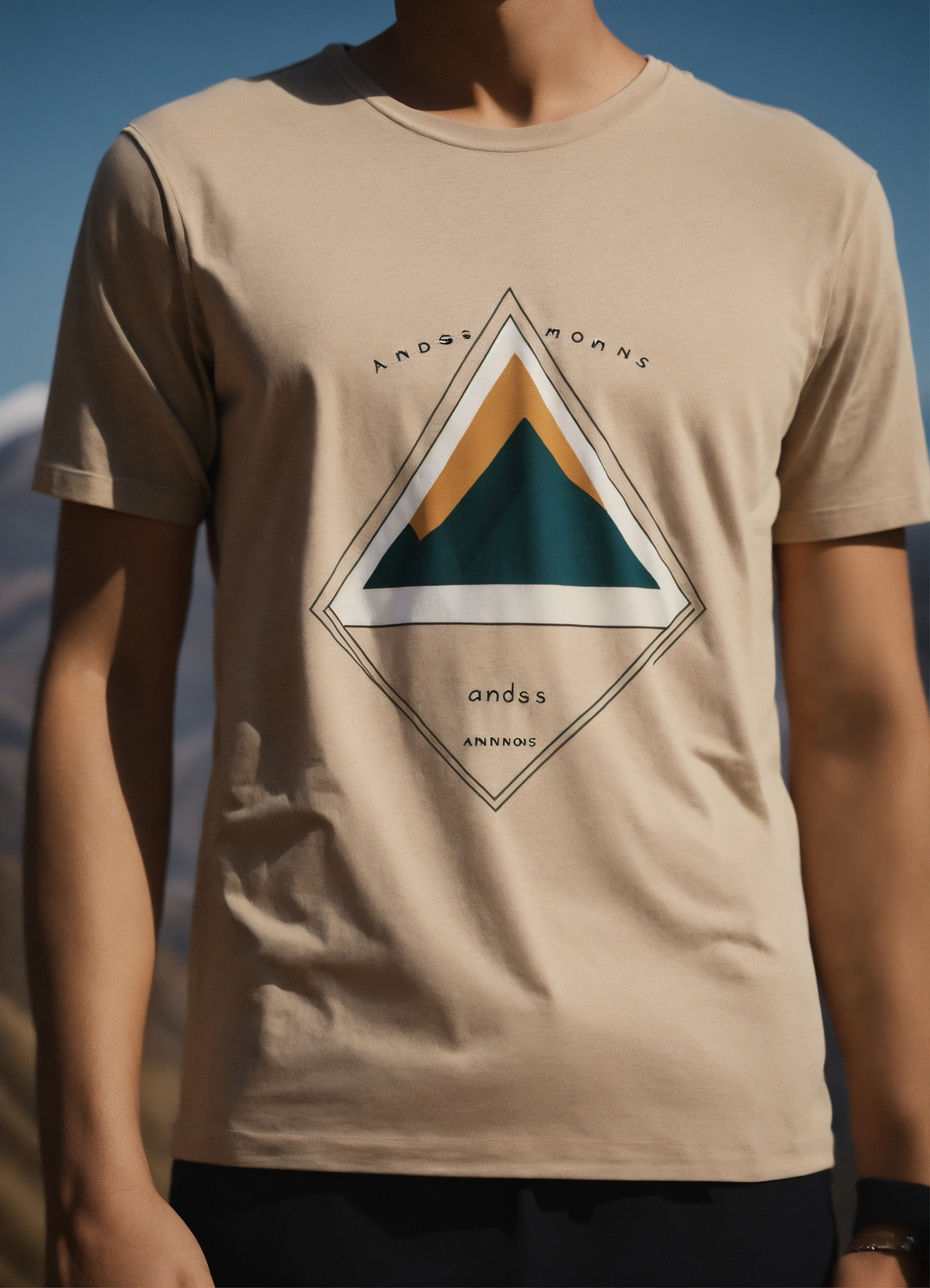 Lexica - I created t-shirts with the logo of a brand called "Andes Mons ...