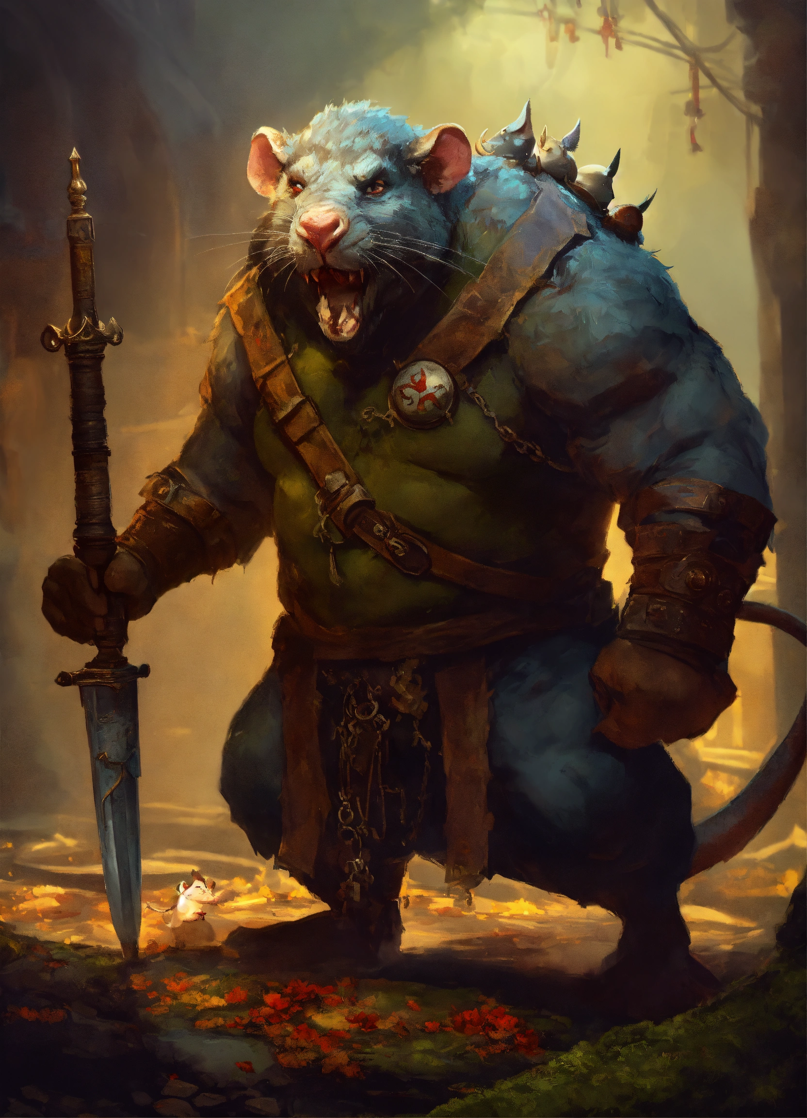 Lexica - A murderous rat ogre here to kill you dead he is huge