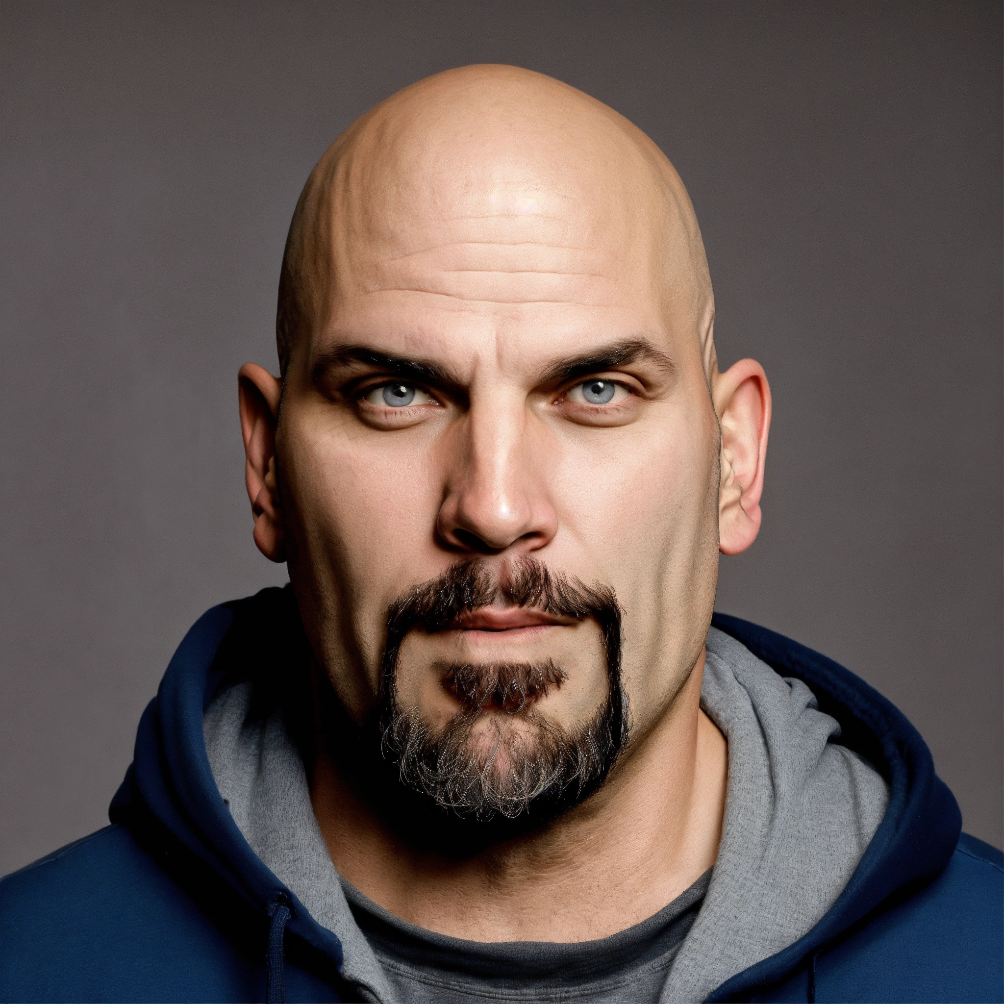 Lexica - JOHN FETTERMAN A GIANT HOMELESS MAN WITH A LARGE BULBUS BALD ...