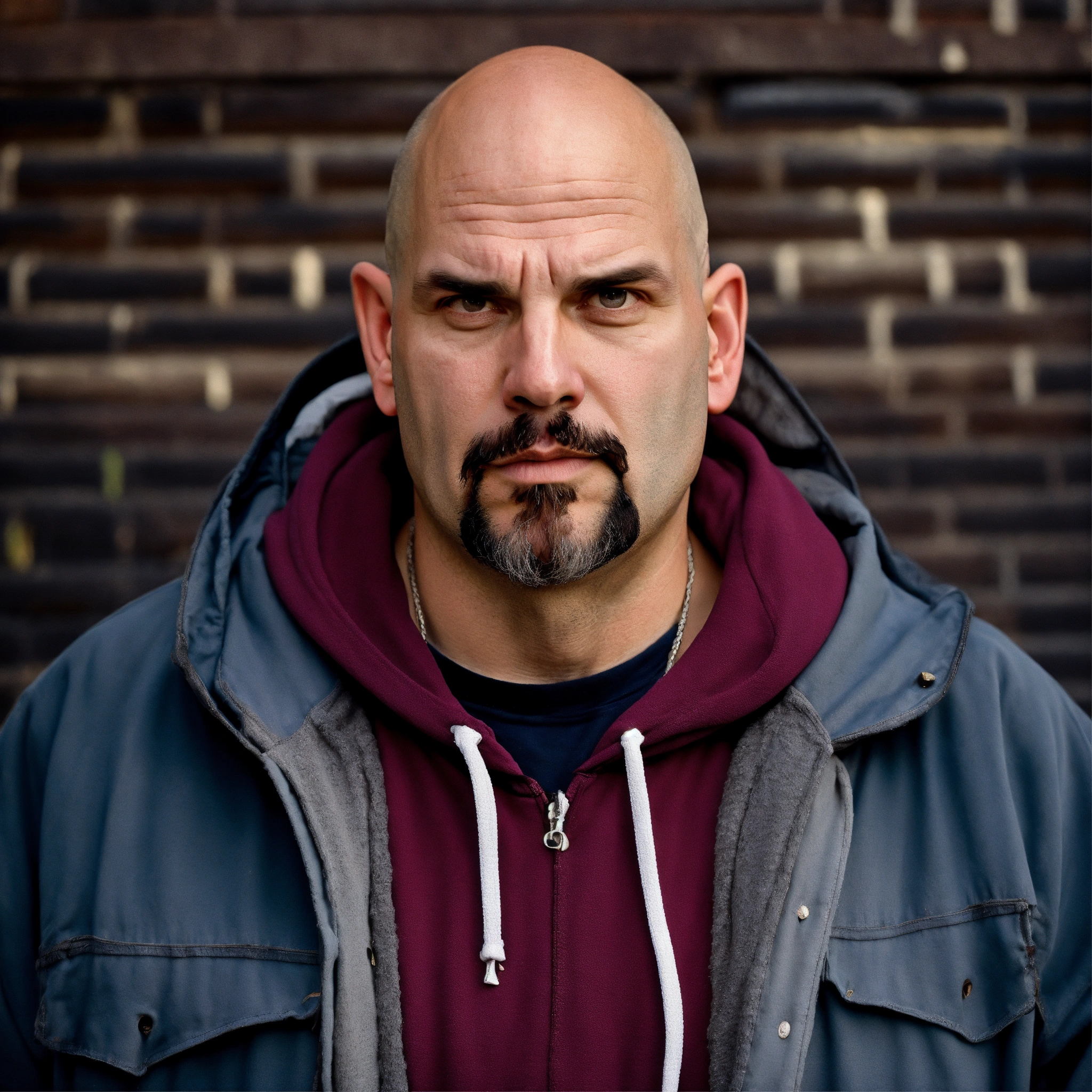 Lexica - JOHN FETTERMAN A GIANT HOMELESS MAN WITH A HUGE BULBUS BALD ...