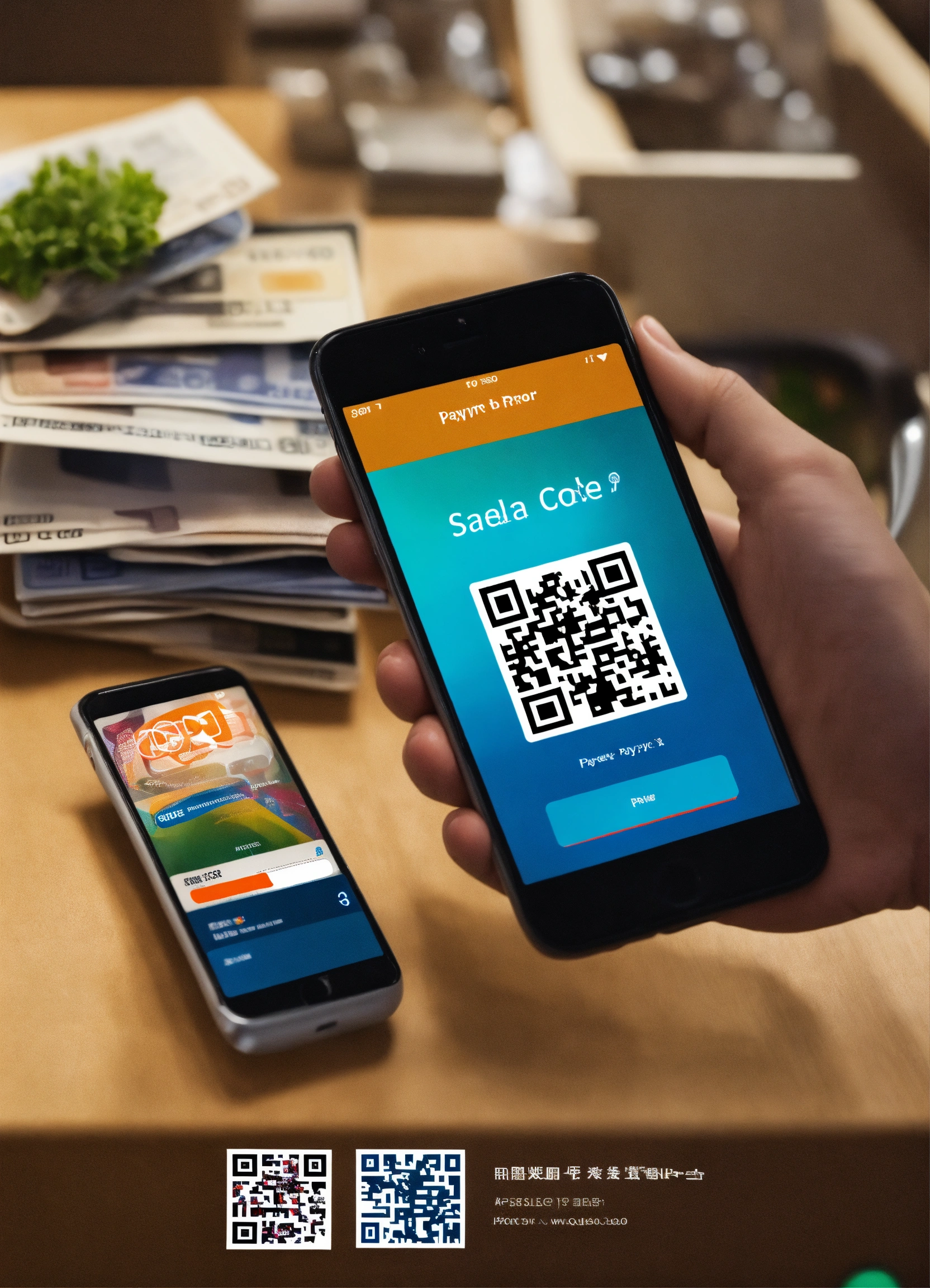 Lexica - I need to show animated gif showing the payment process by scanning qr code with cell phone