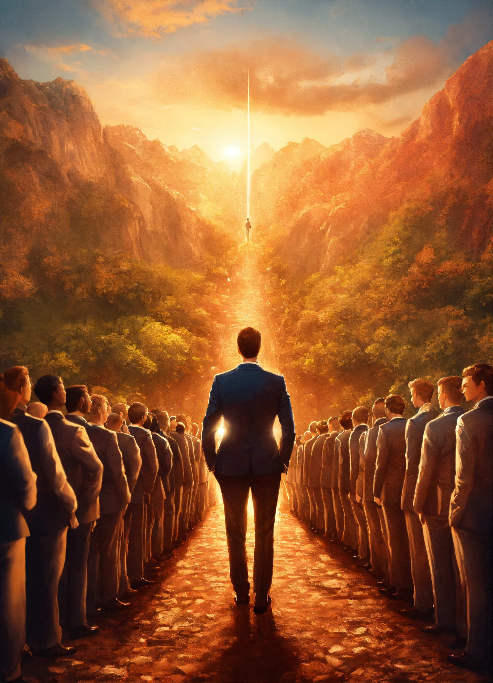 Lexica - “Generate an image depicting a strong and confident leader ...