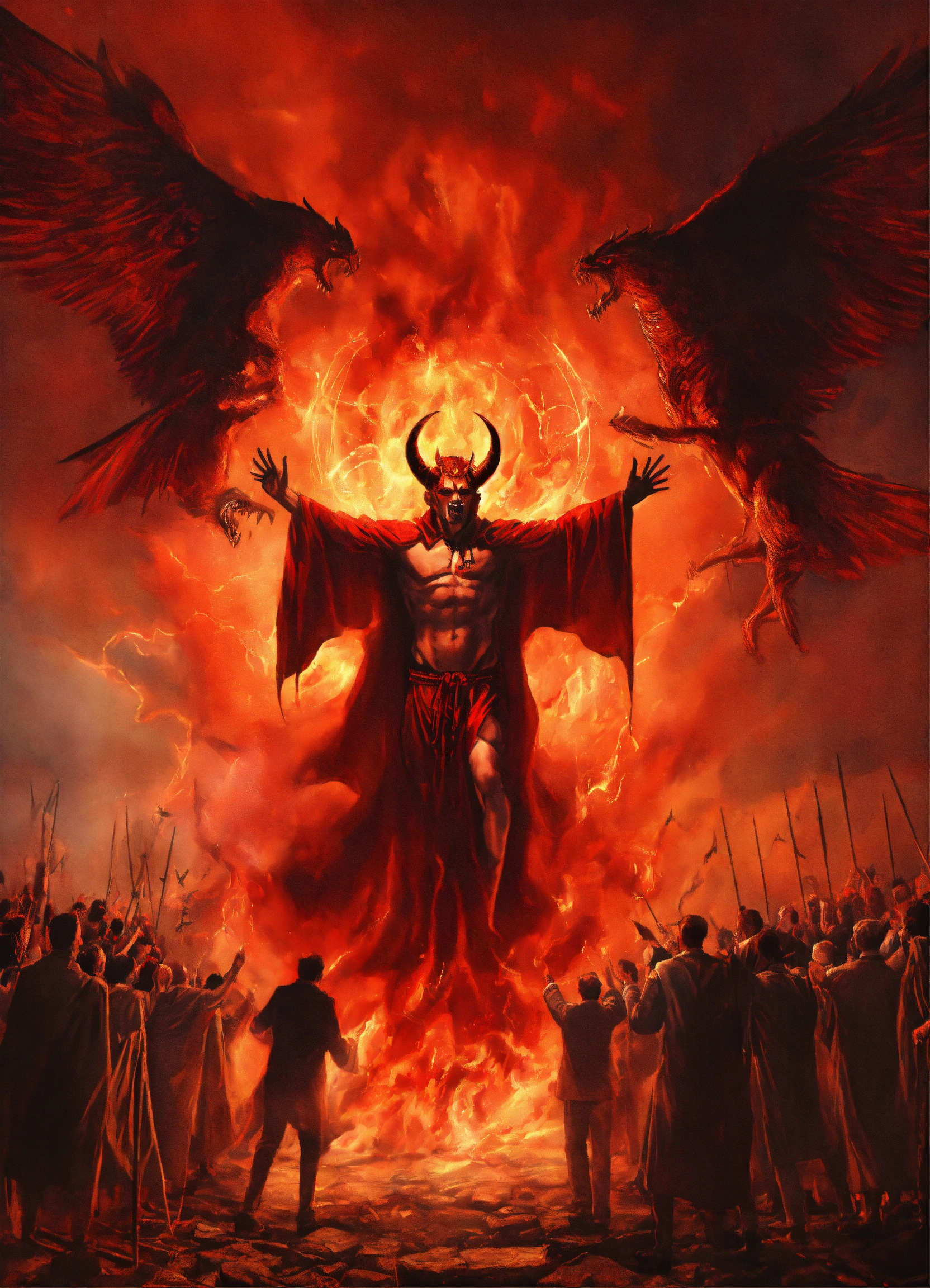Lexica - Satan manipulating people with his power. Manipulating. Mass ...