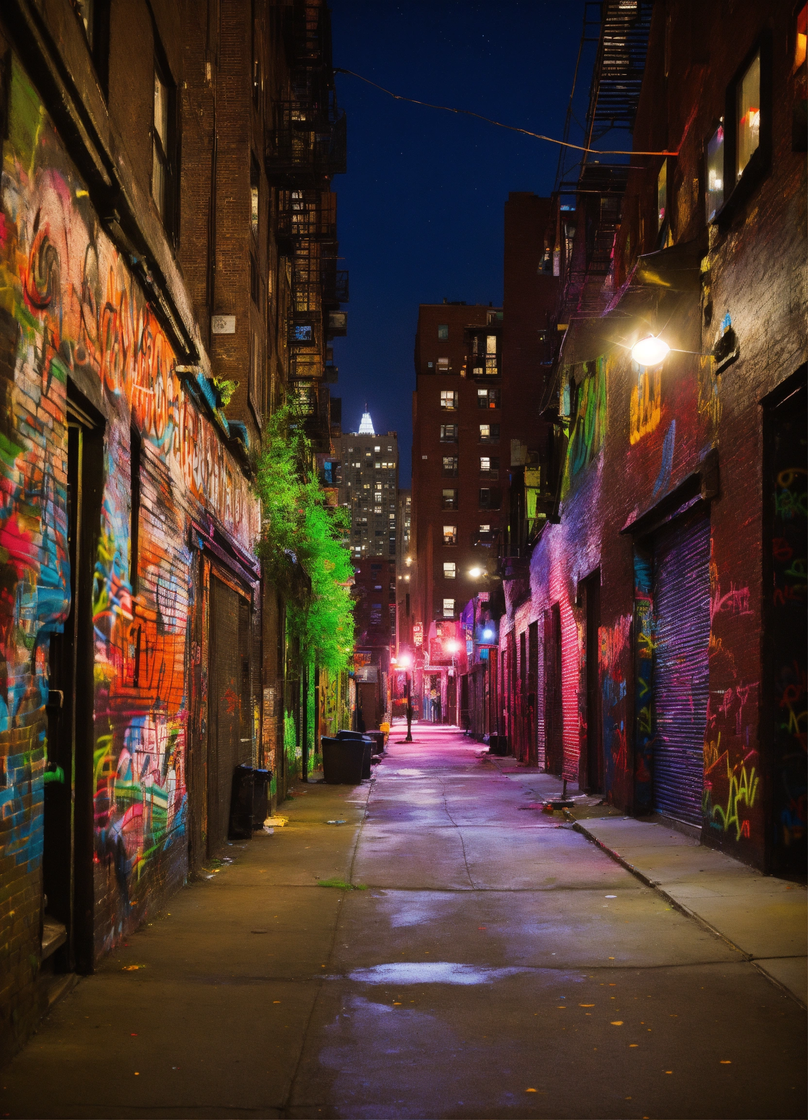 Lexica - Ny graffiti urban neighborhoods at night