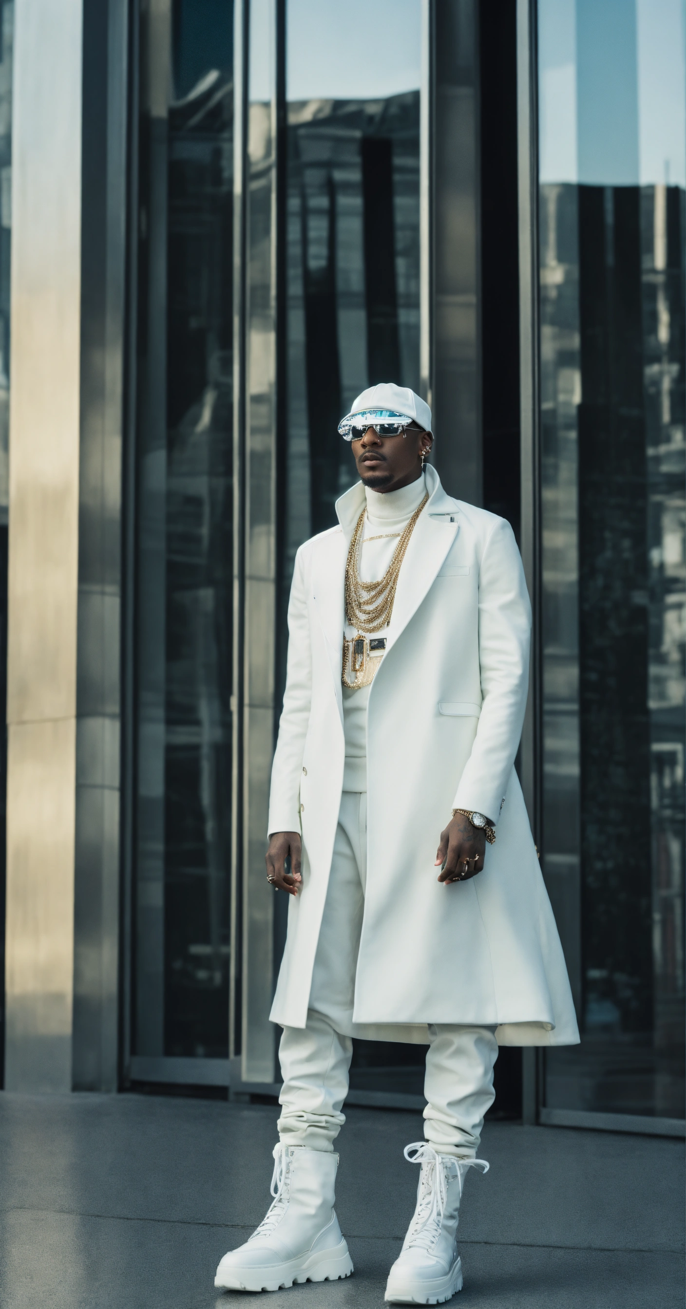 Lexica - Skepta, Ultra hd! editorial, white and chrome vintage, iso 400 ...