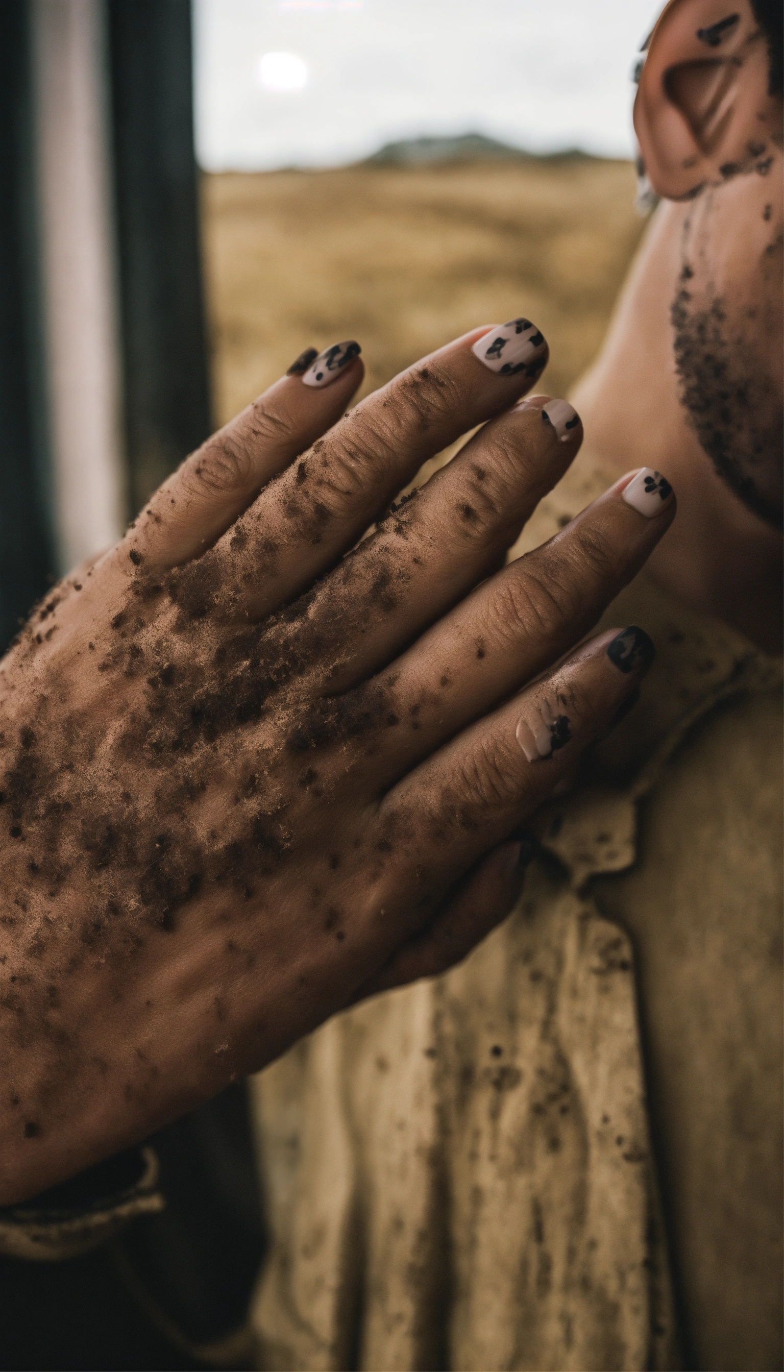Lexica - Man with dirty nails on his hand