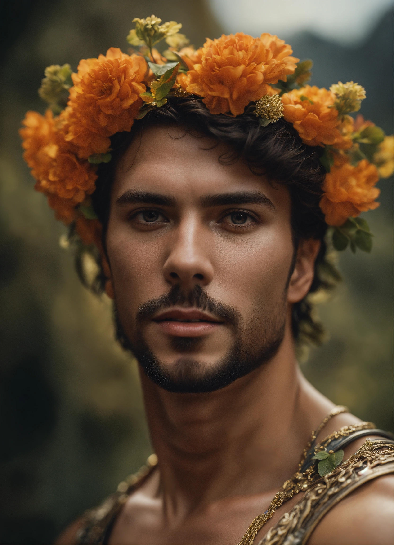 Lexica - Portrait of a stunningly beautiful male fairy in soft light ...