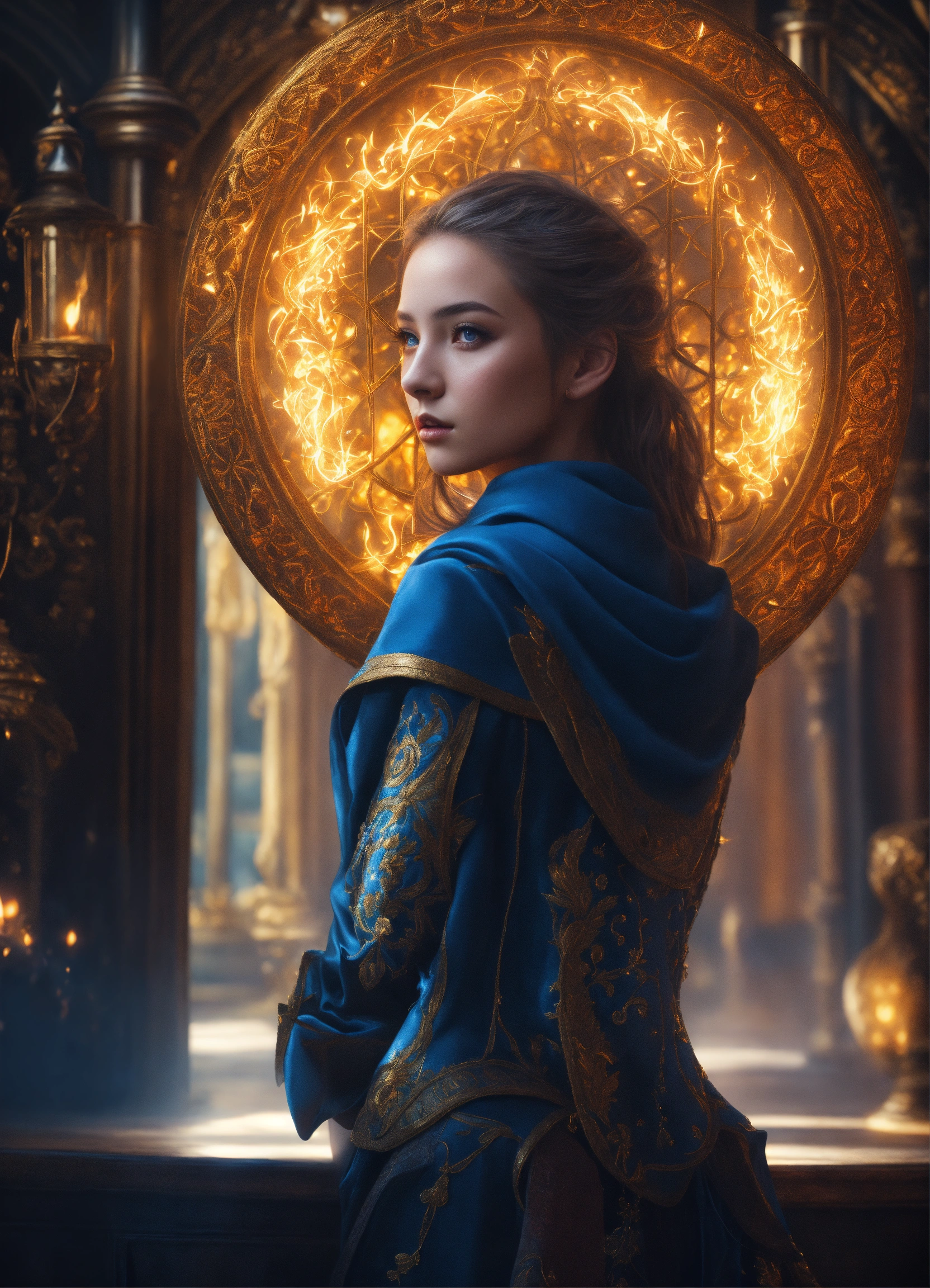 Lexica - Beautiful girl at magic academy, mystic, dark fantasy ...
