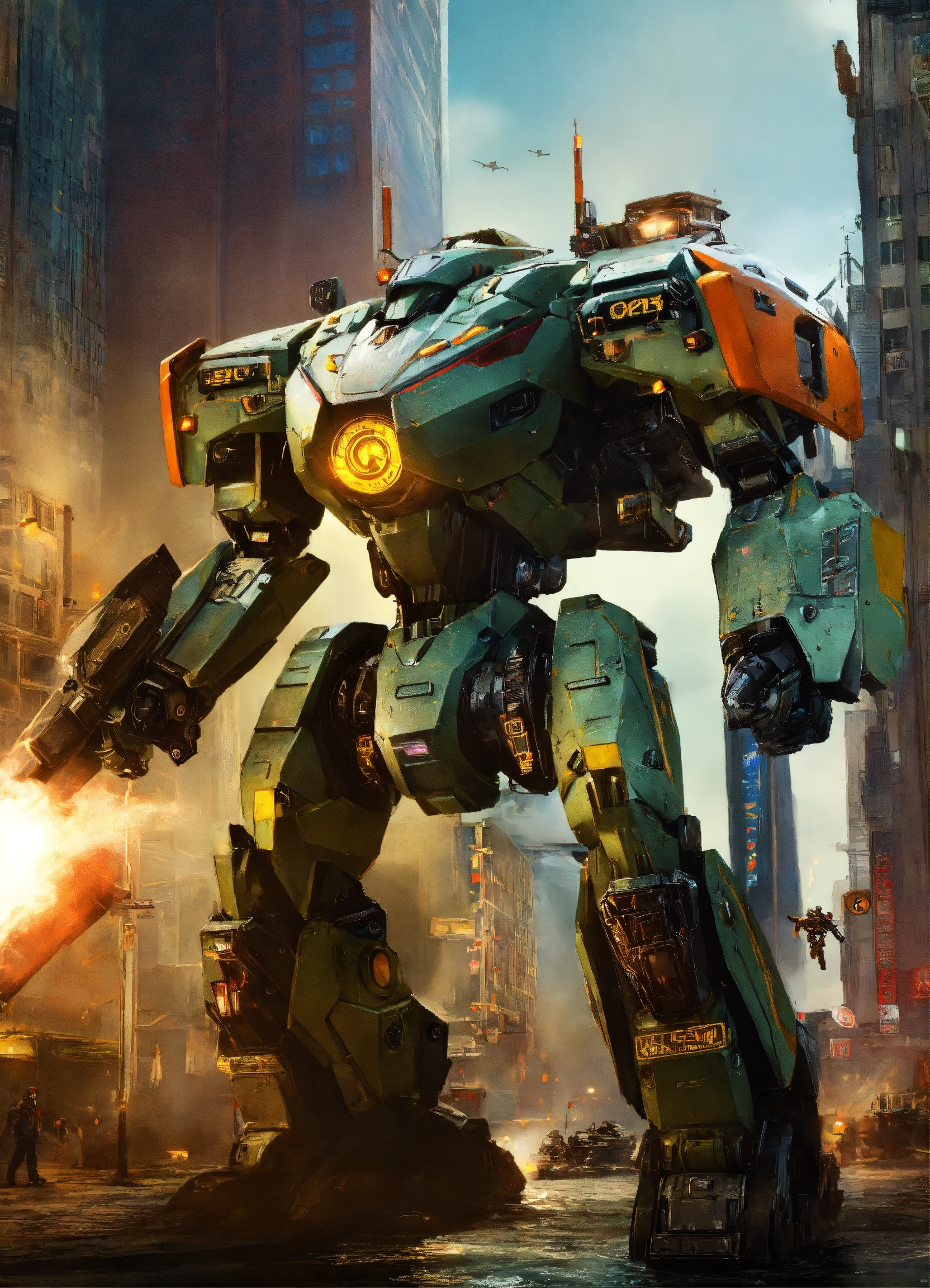 Lexica - Pacific Rim gyps Danger battle mech