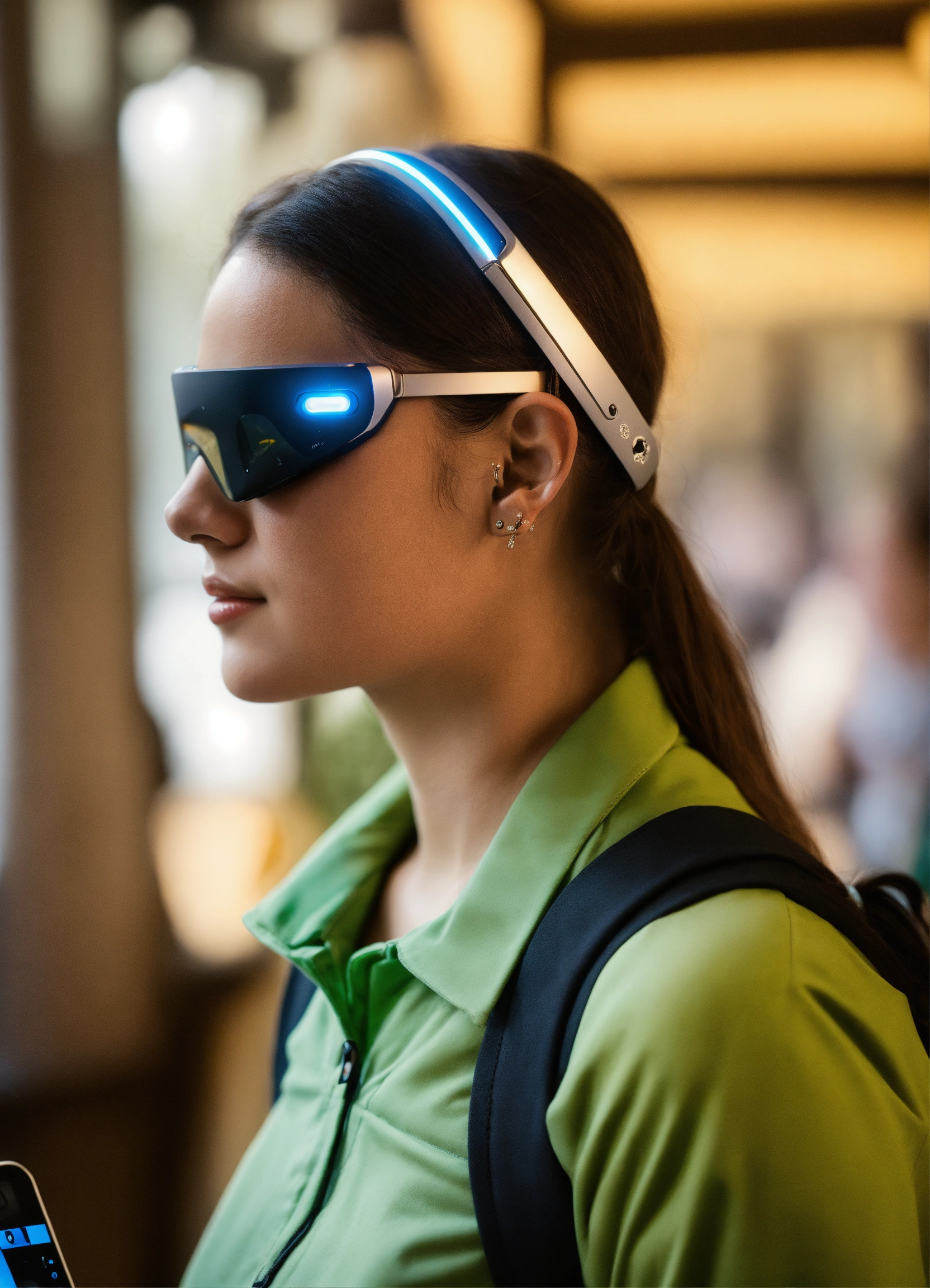 Lexica - Visually impaired individual using Smart elegant small ...