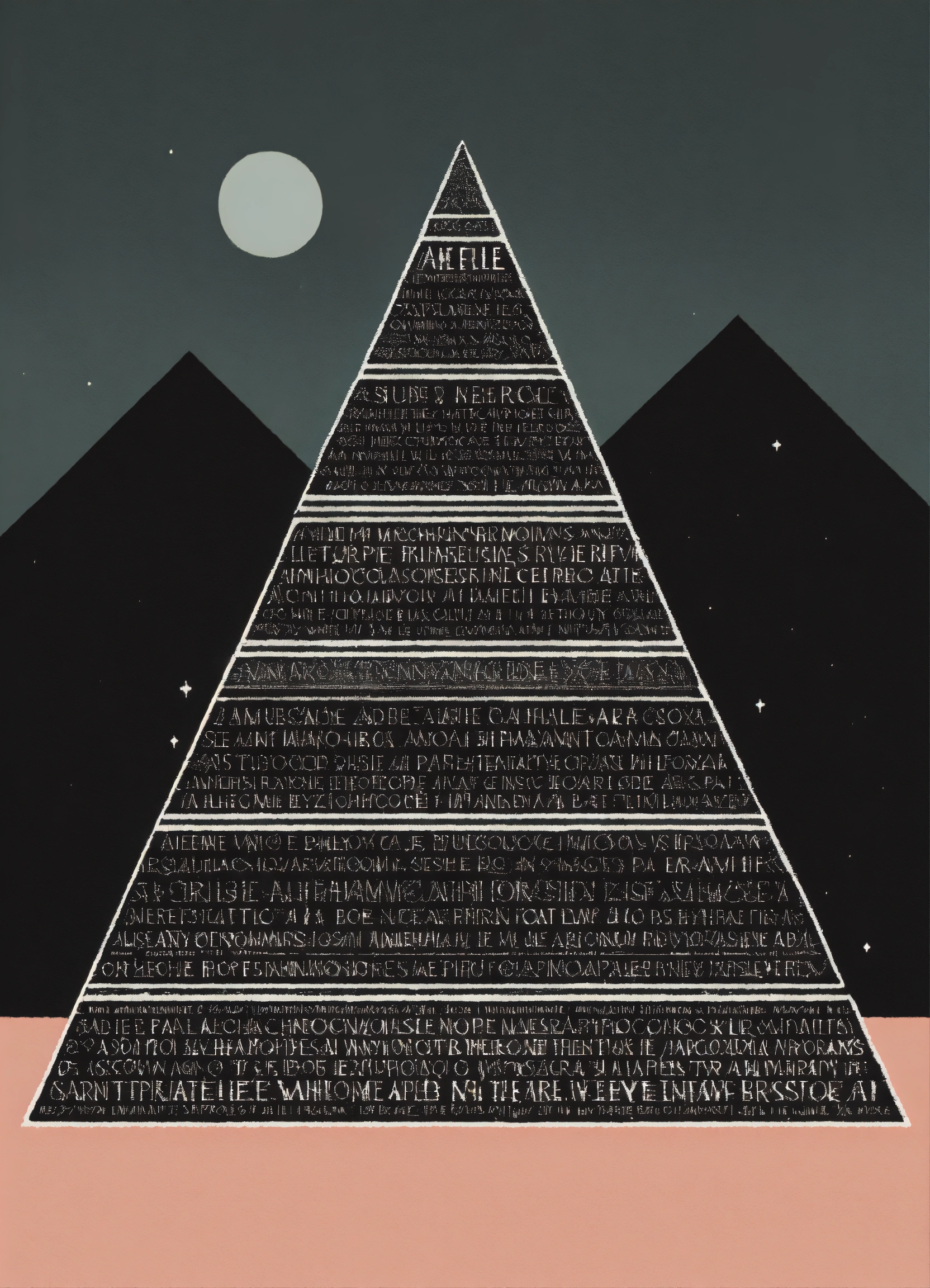 Lexica - (((monochrome minimalistic typography poster))) Parallel ...