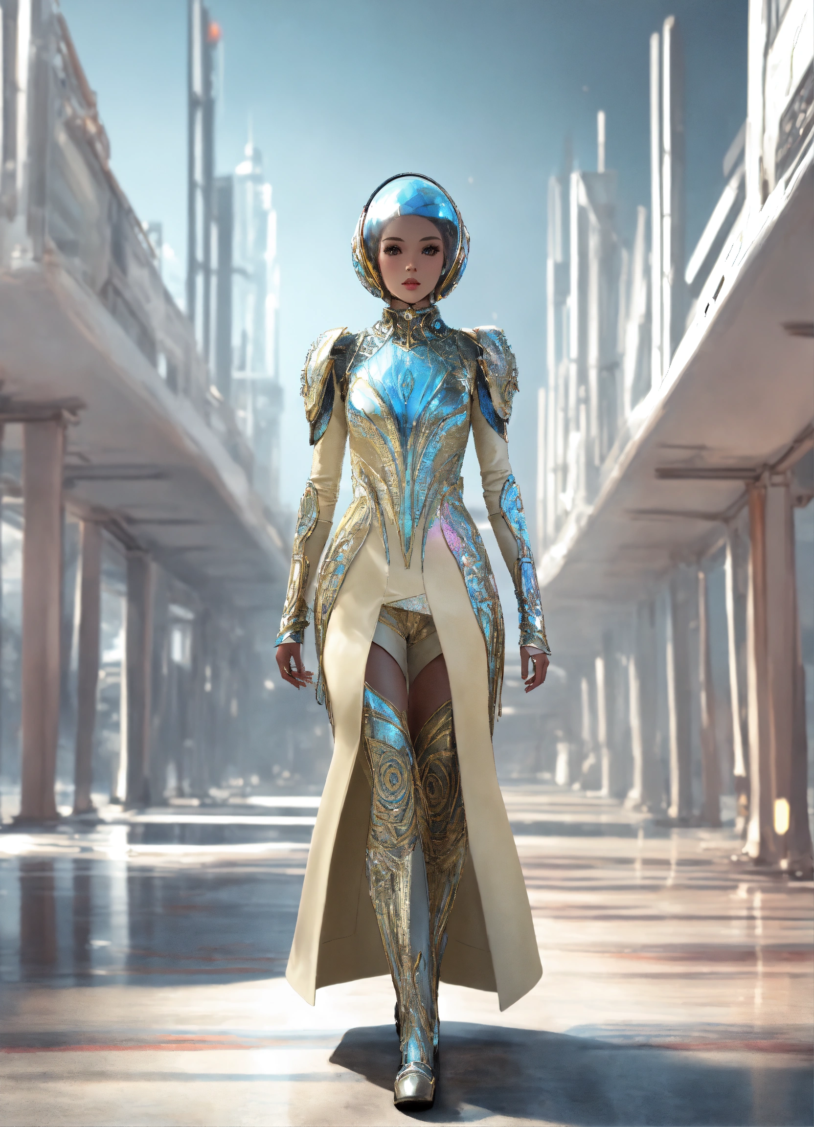 Lexica - A Alien, Alienrace woman , Alien_hippie hippiestyle clothings long dressed, colored ...