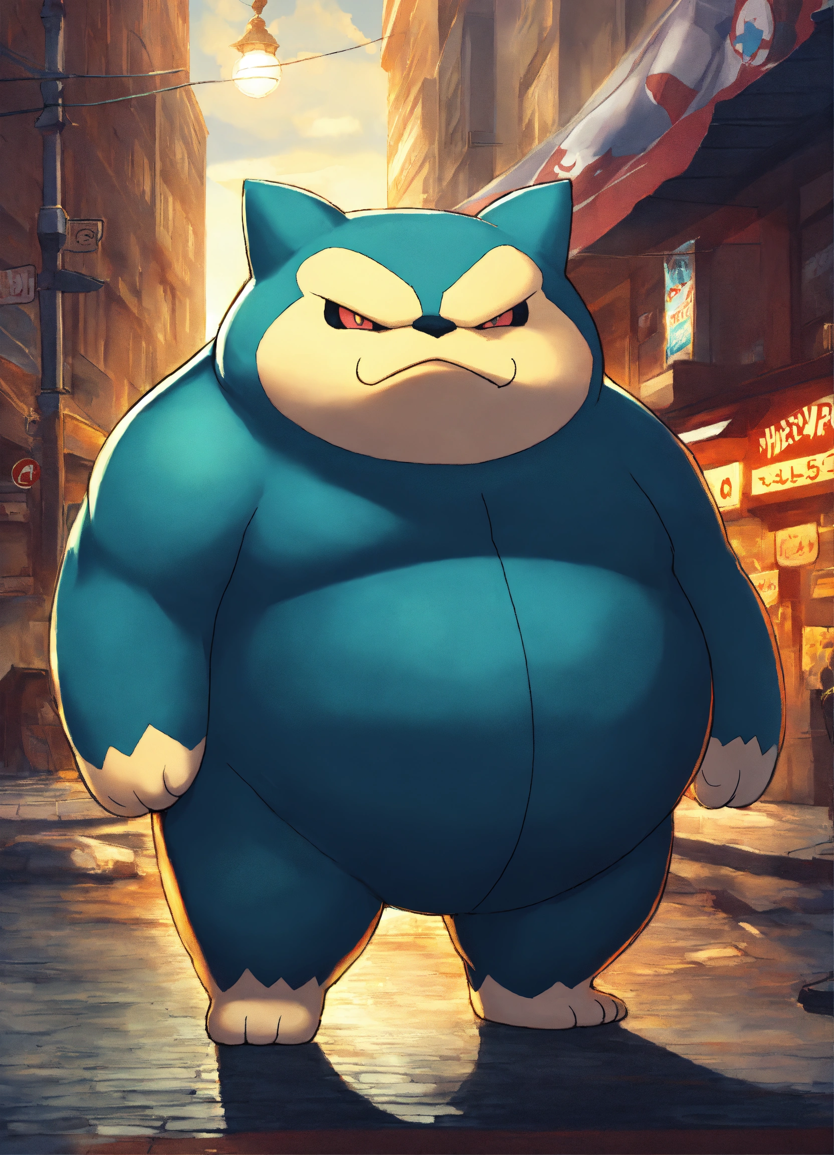Lexica - Street fighter Pokémon snorlax