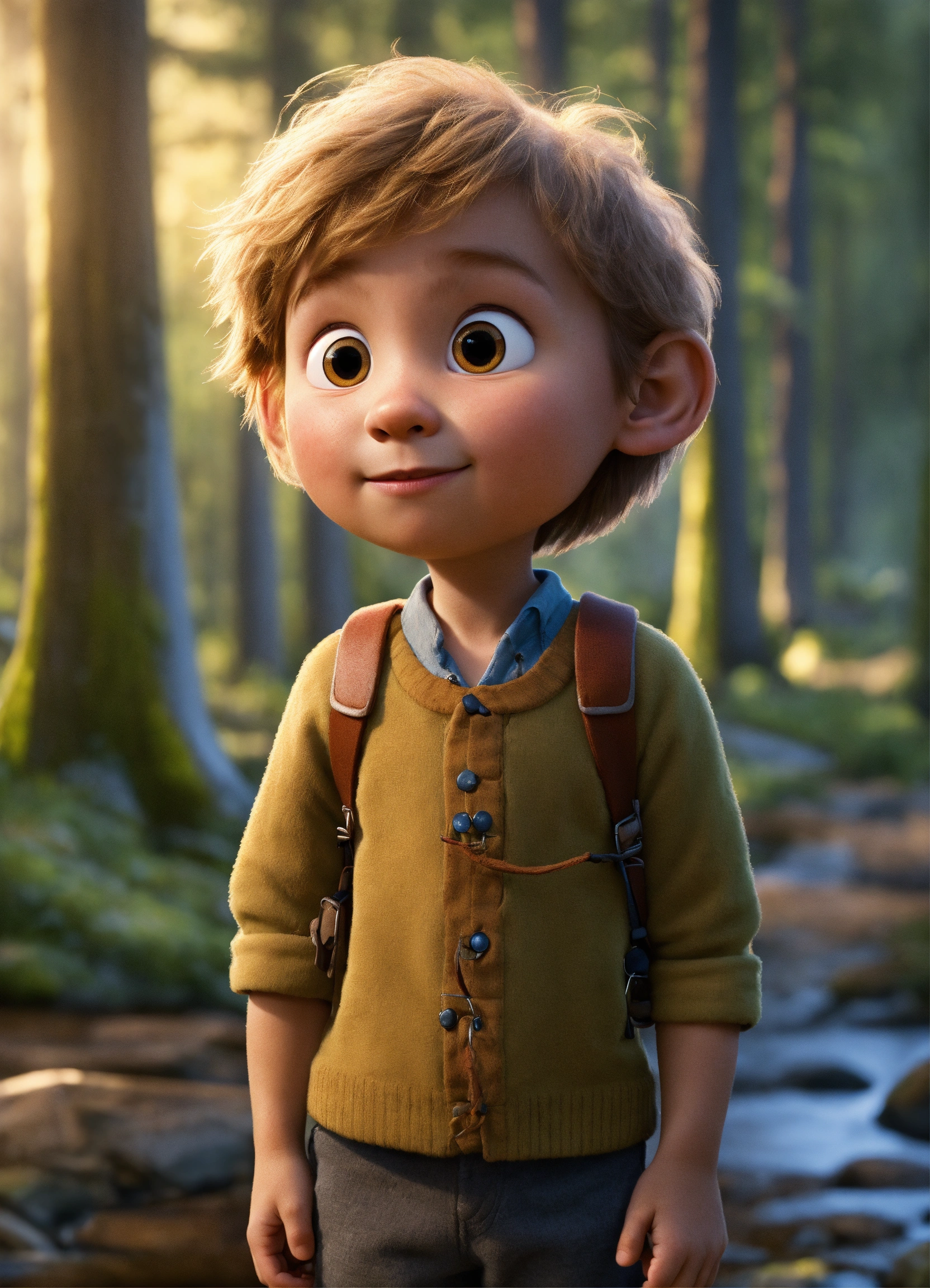 Lexica - A pixar animated photo of a a young scandinavian boy, first ...