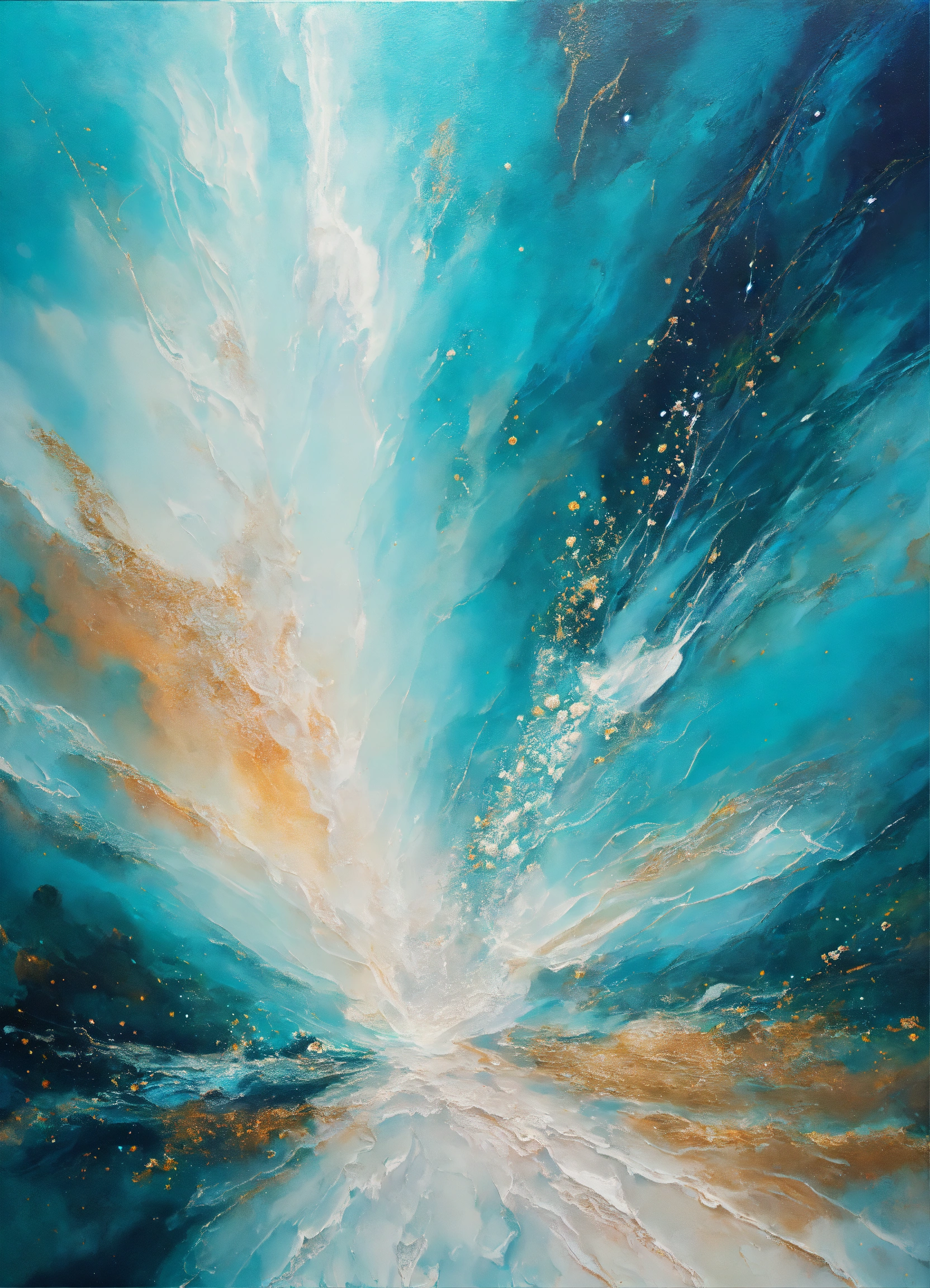 Lexica - Beautiful sparkling white light with radiance, teal, soft high ...