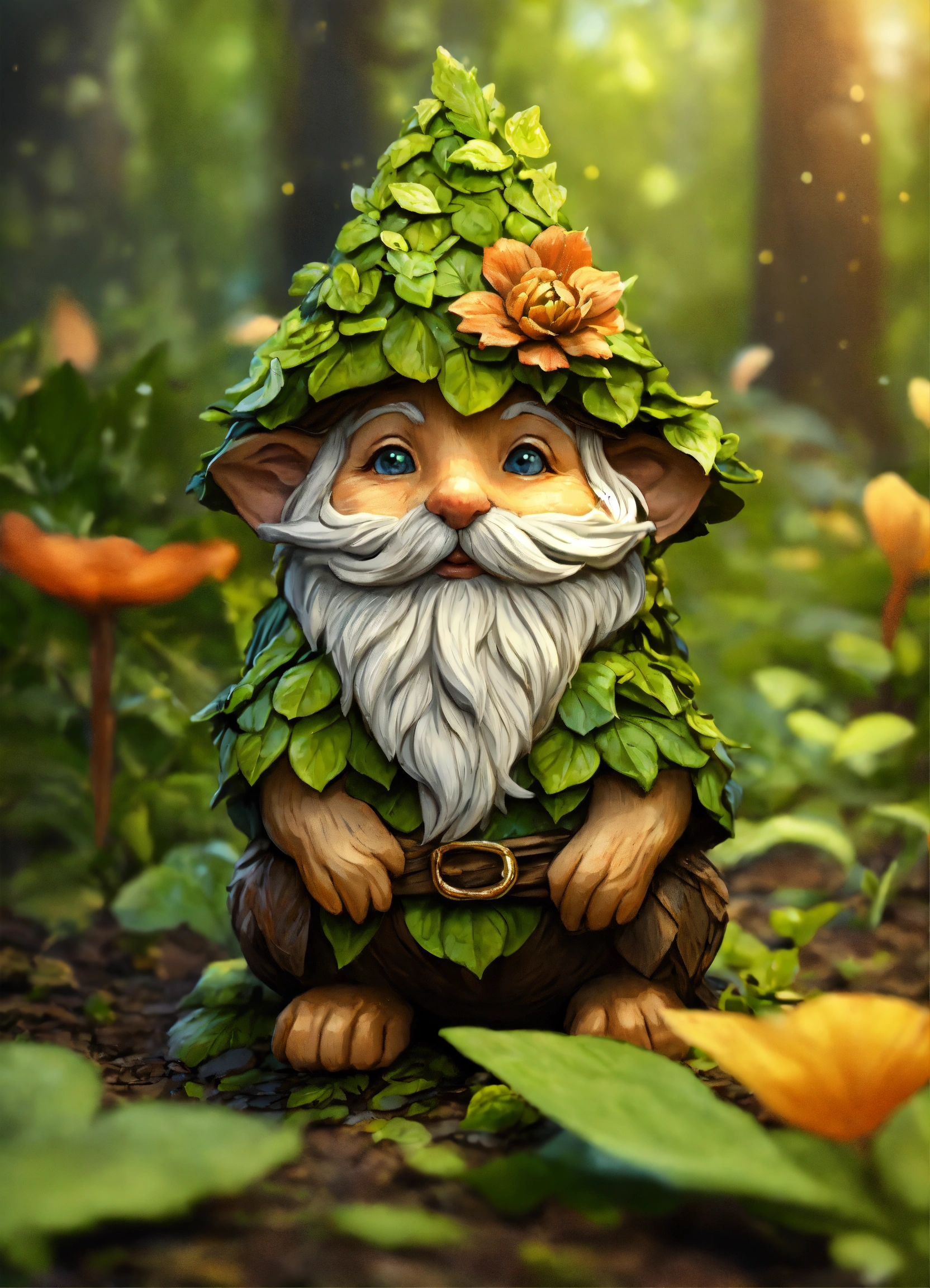 Lexica - 60 Leafy critter gnome, intricately detailed, abstract art ...