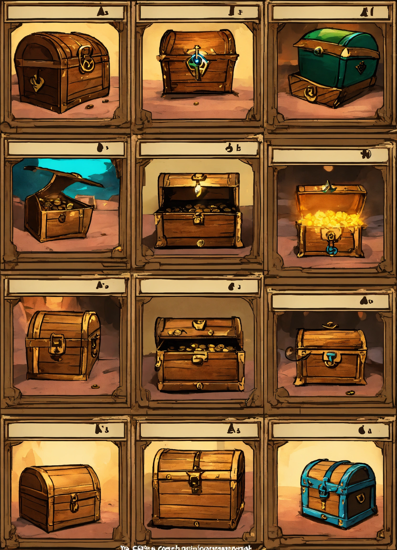 Lexica - Text language of cards where "treasure chest" is the power to ...