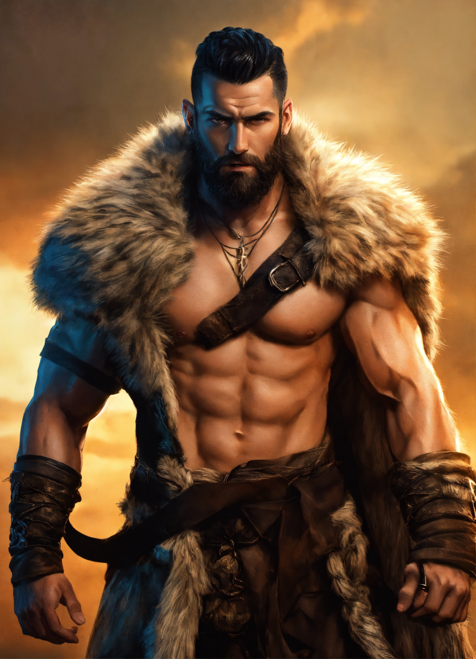 Lexica - In photographic style a rugged scruffy pale german male black ...