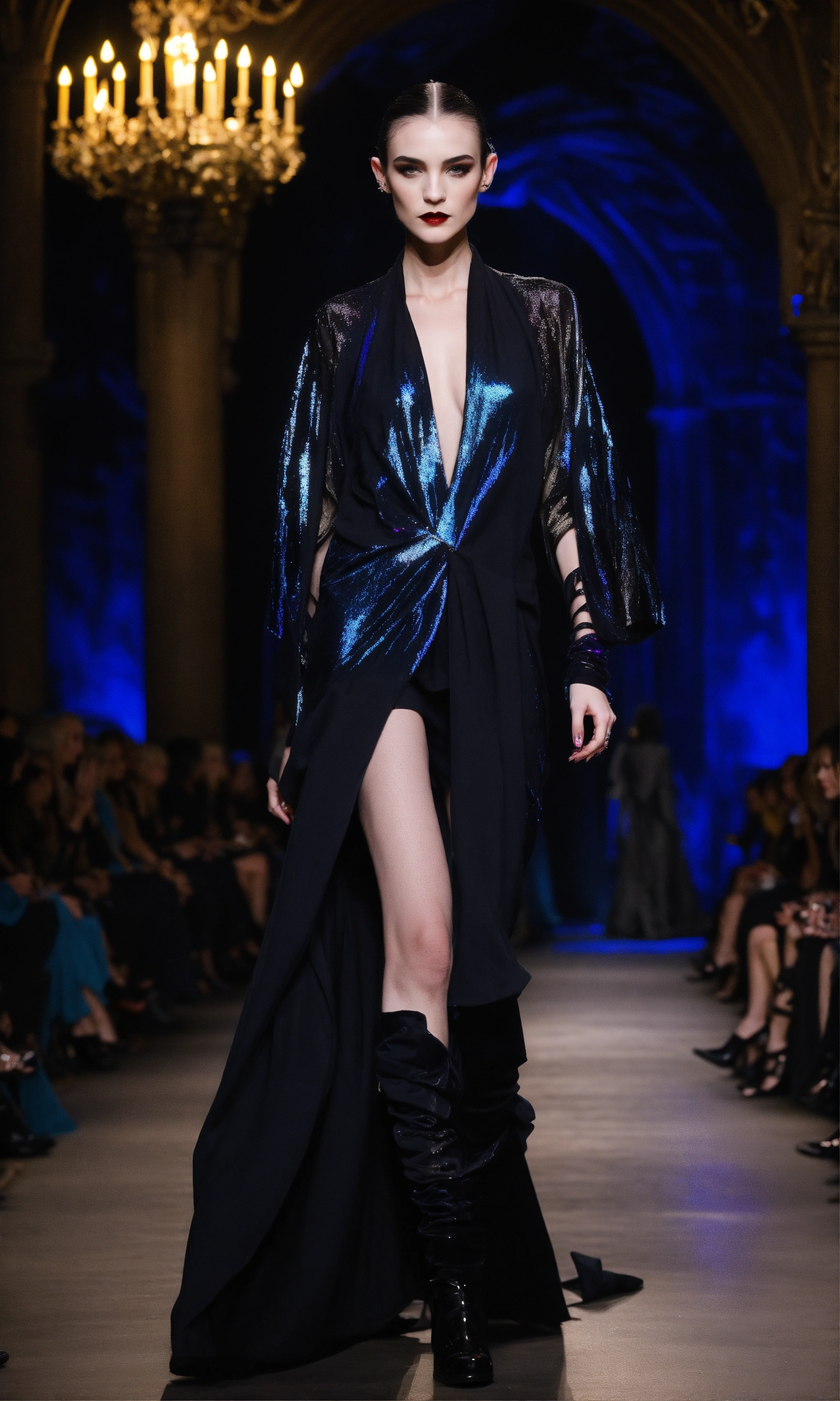 Lexica - Lothlorien androgynous royal vampire walking runway during ...