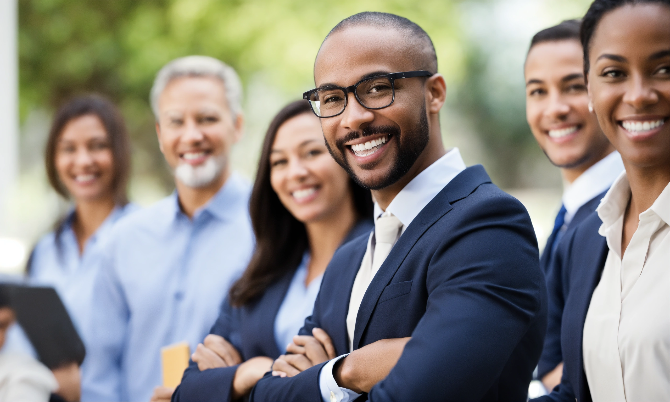 Lexica - A group of joyful Professional looking principals of all races ...