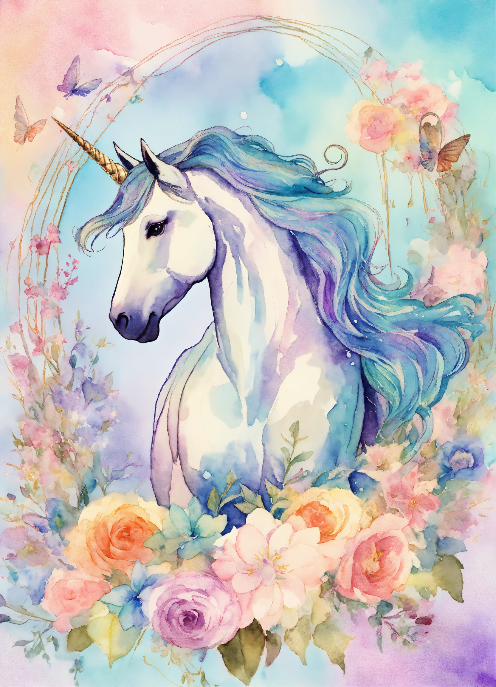 Lexica - Shabby chic dreamy pastel junk journals magical unicorn ...