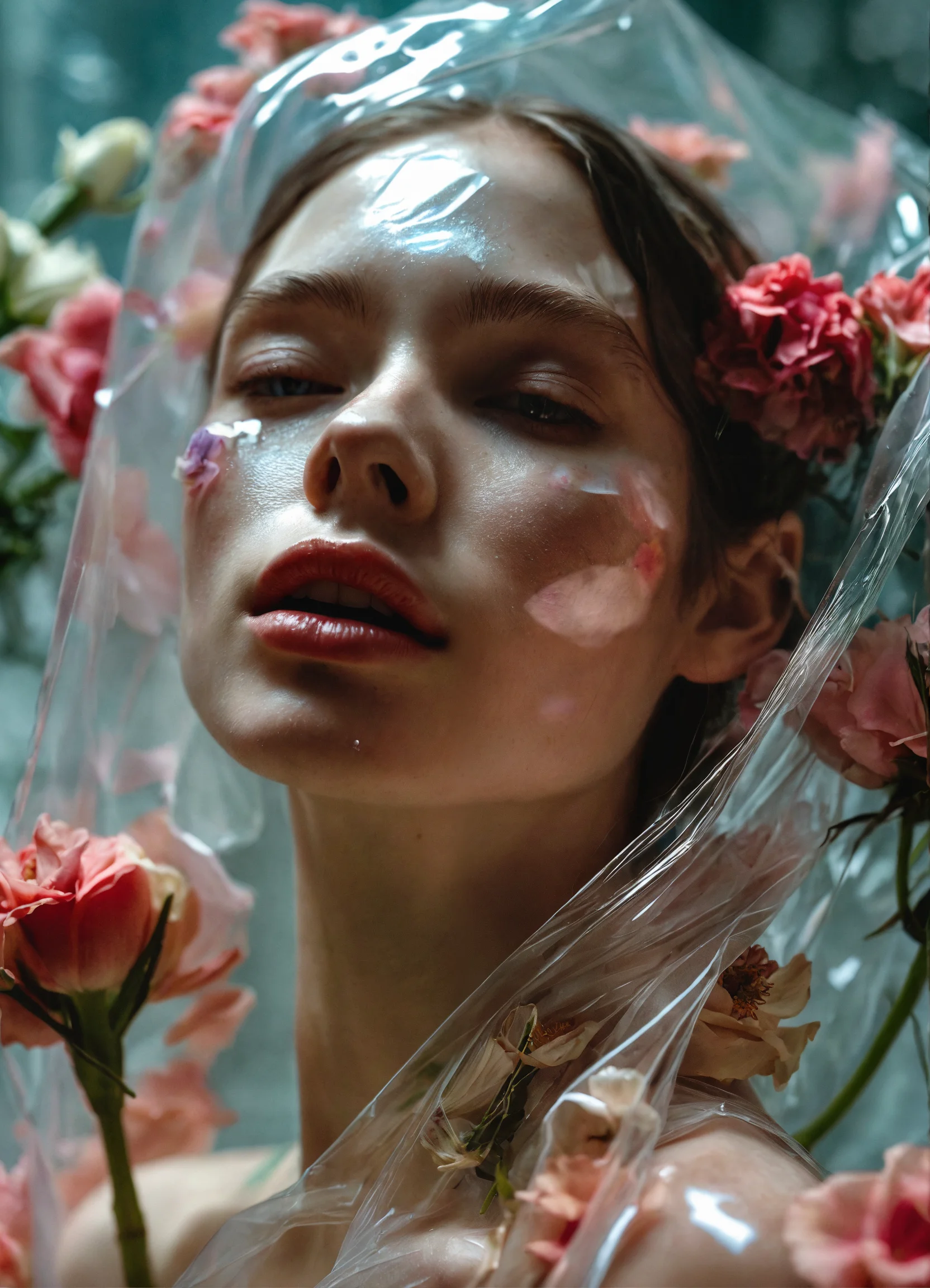 Lexica - Hyper realistic photo of a professional model with pale skin ...