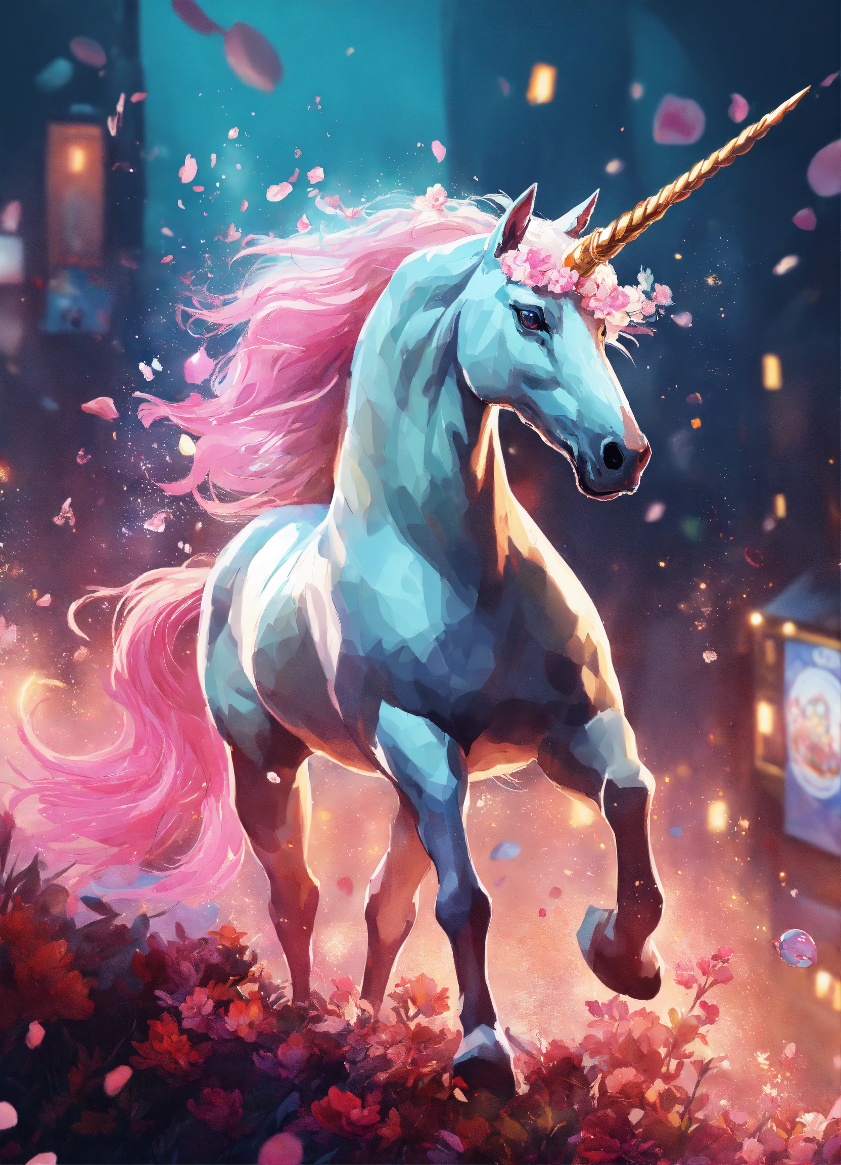 Lexica - A hyper detailed illustration of a print of a majestic magical ...