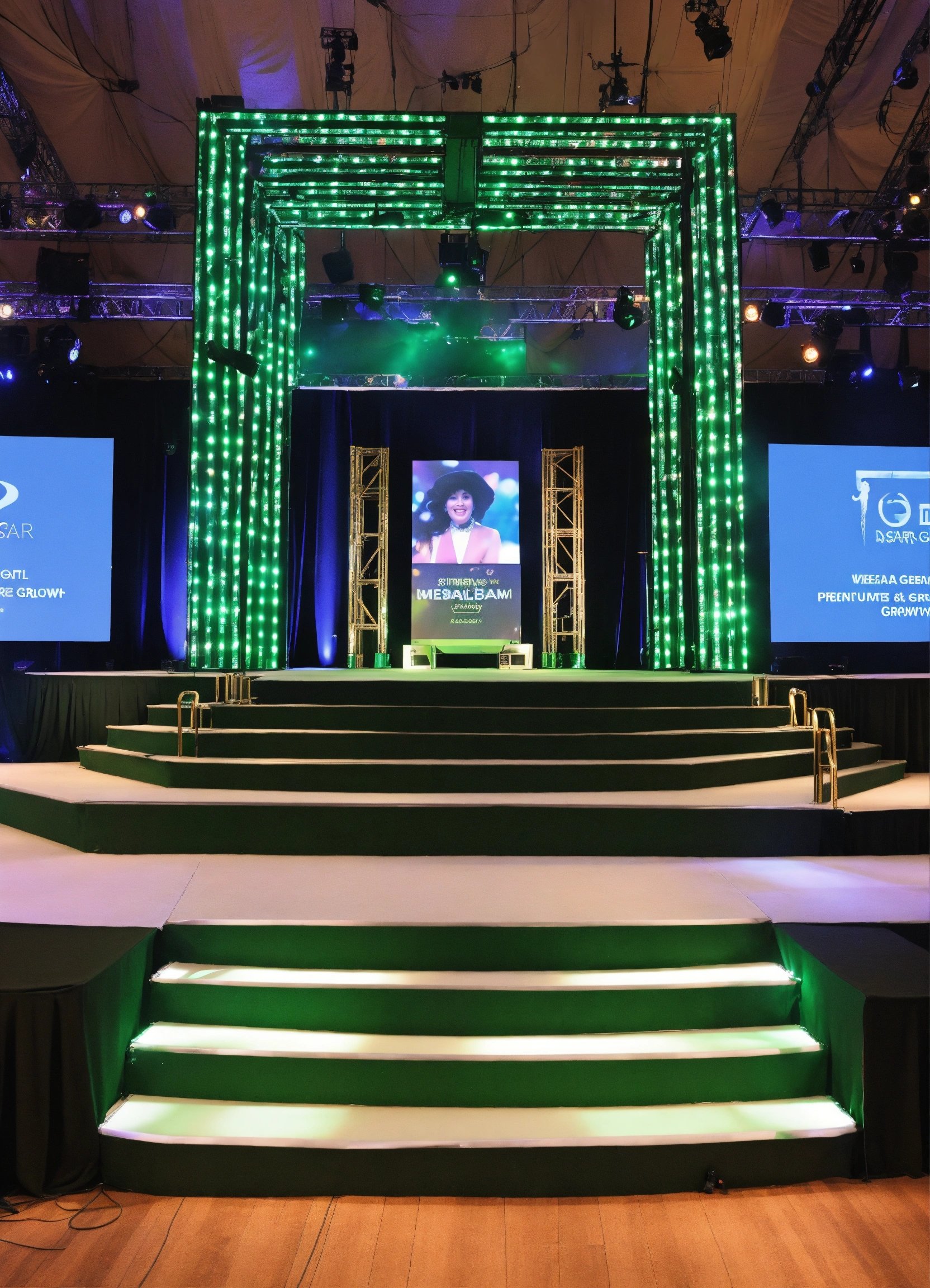 Lexica - Design a medium size stage for an awards ceremony similar to ...