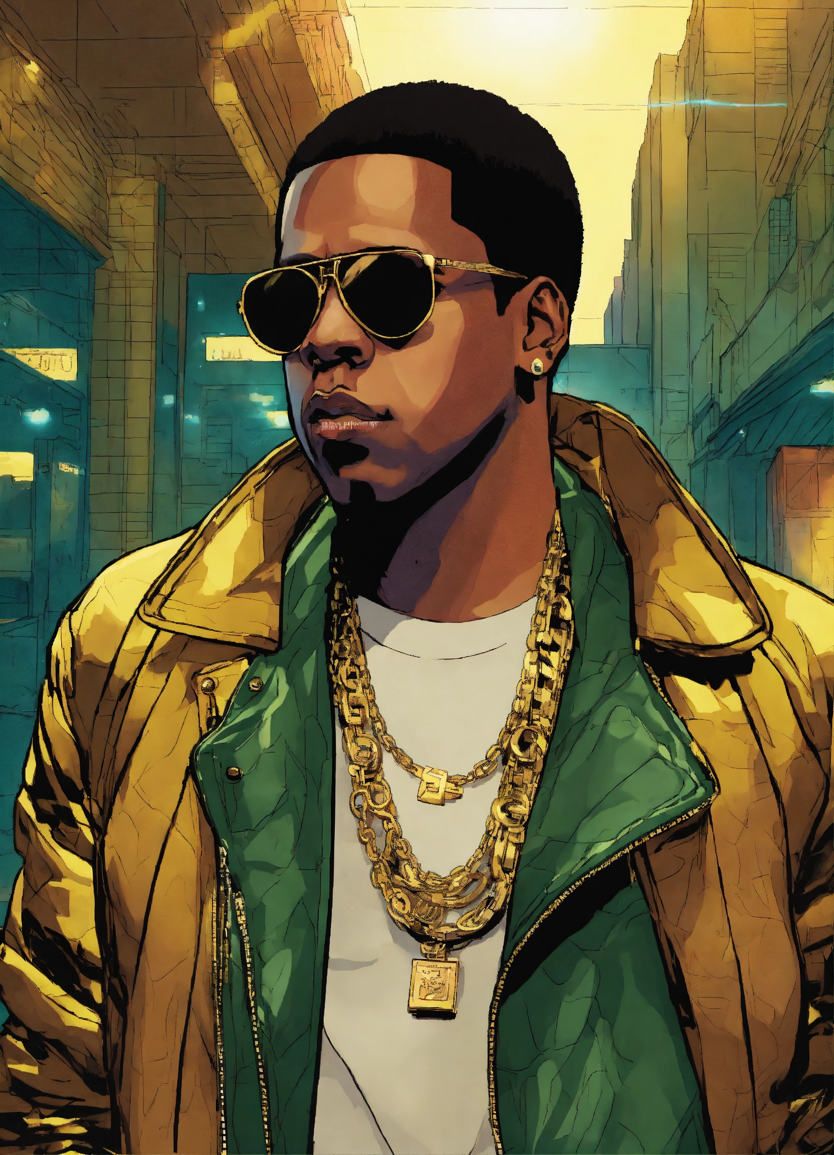 Lexica - Jay Z drawn by Chris Claremont