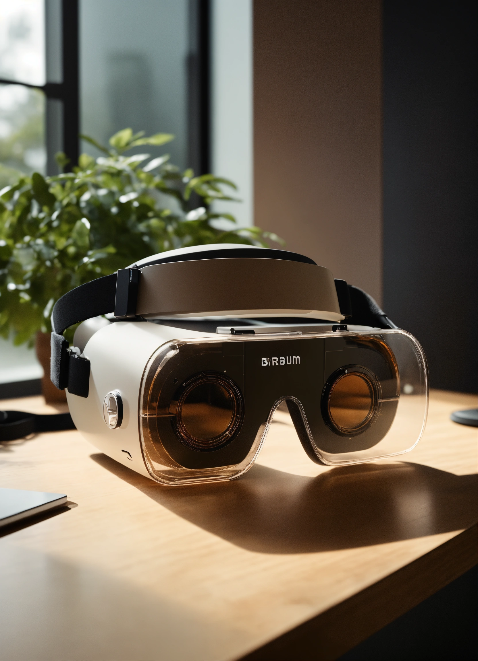 Lexica - A stunning, minimalist, thin, translucent glass VR headset ...
