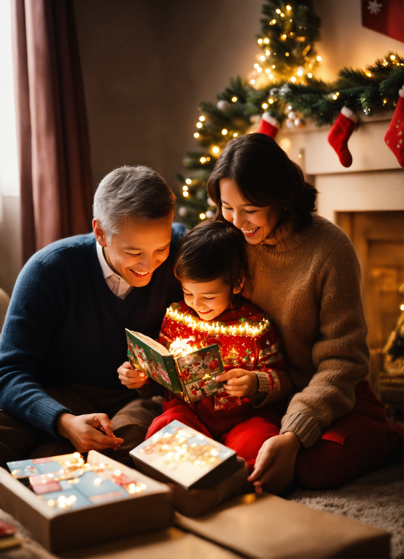 Lexica - Depict a heartwarming scene where a parent and child are ...