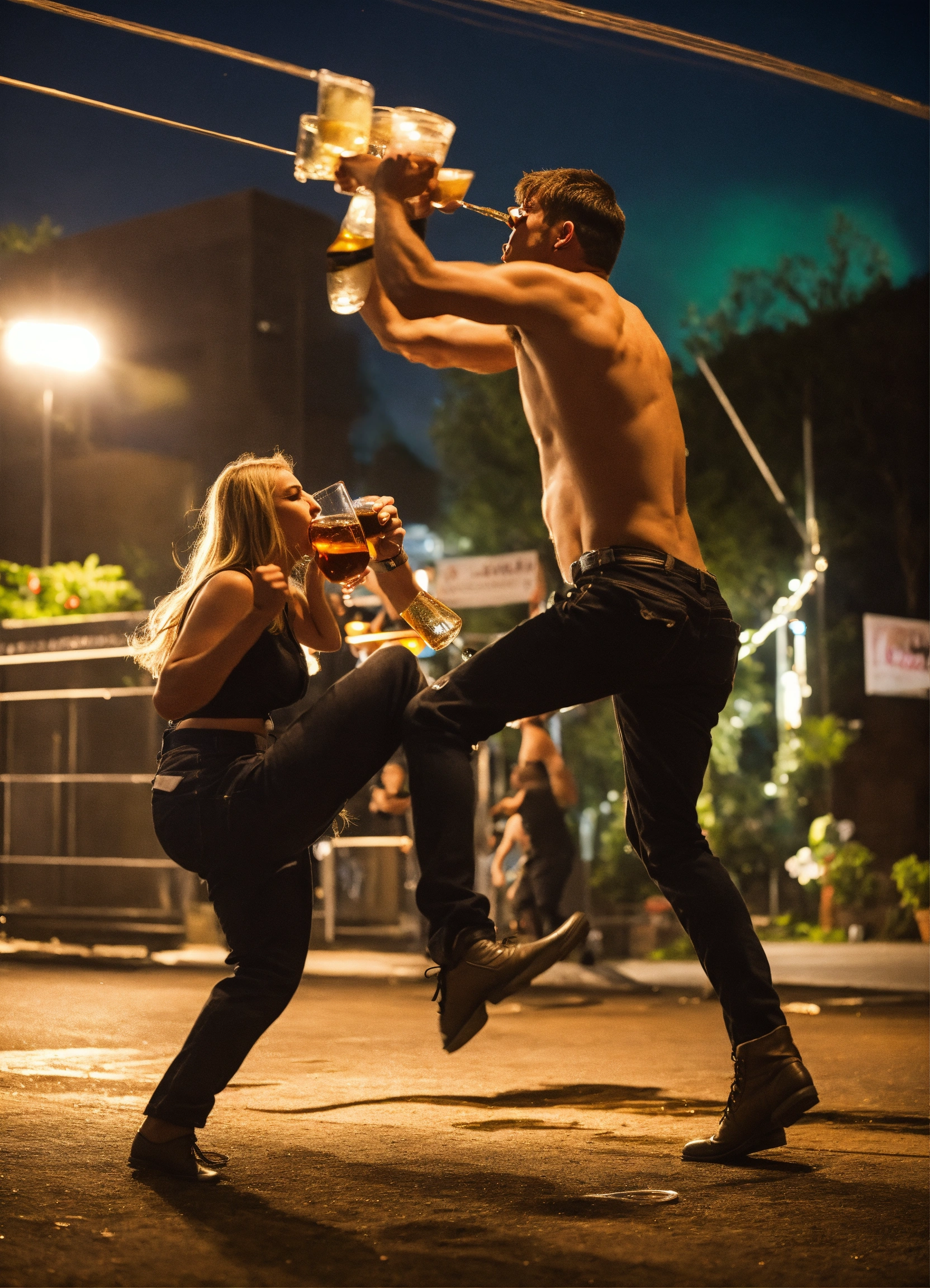 Lexica - Drunk people fighting