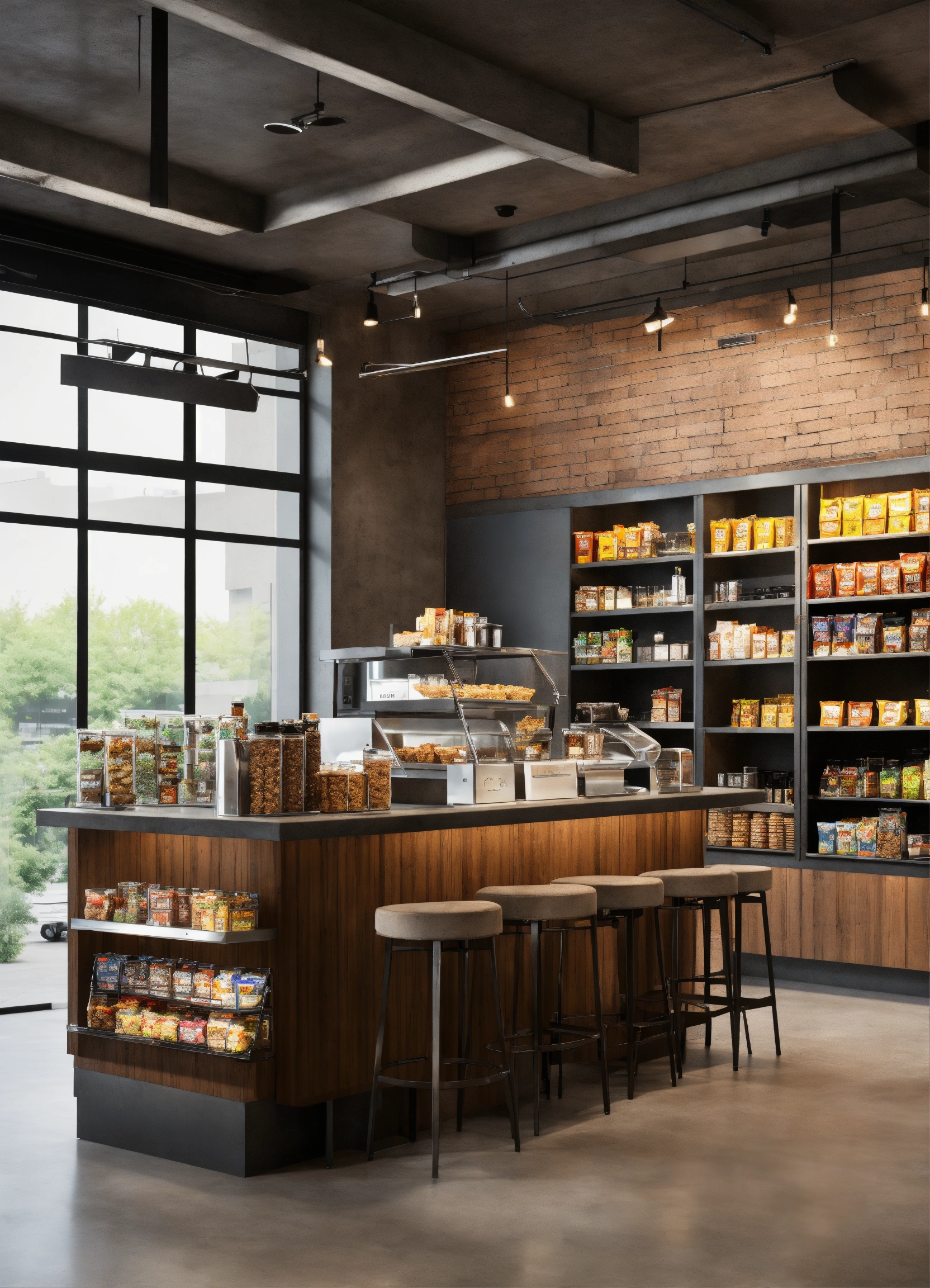 Lexica - A self serve breakroom snack bar with snacks on an easy to ...