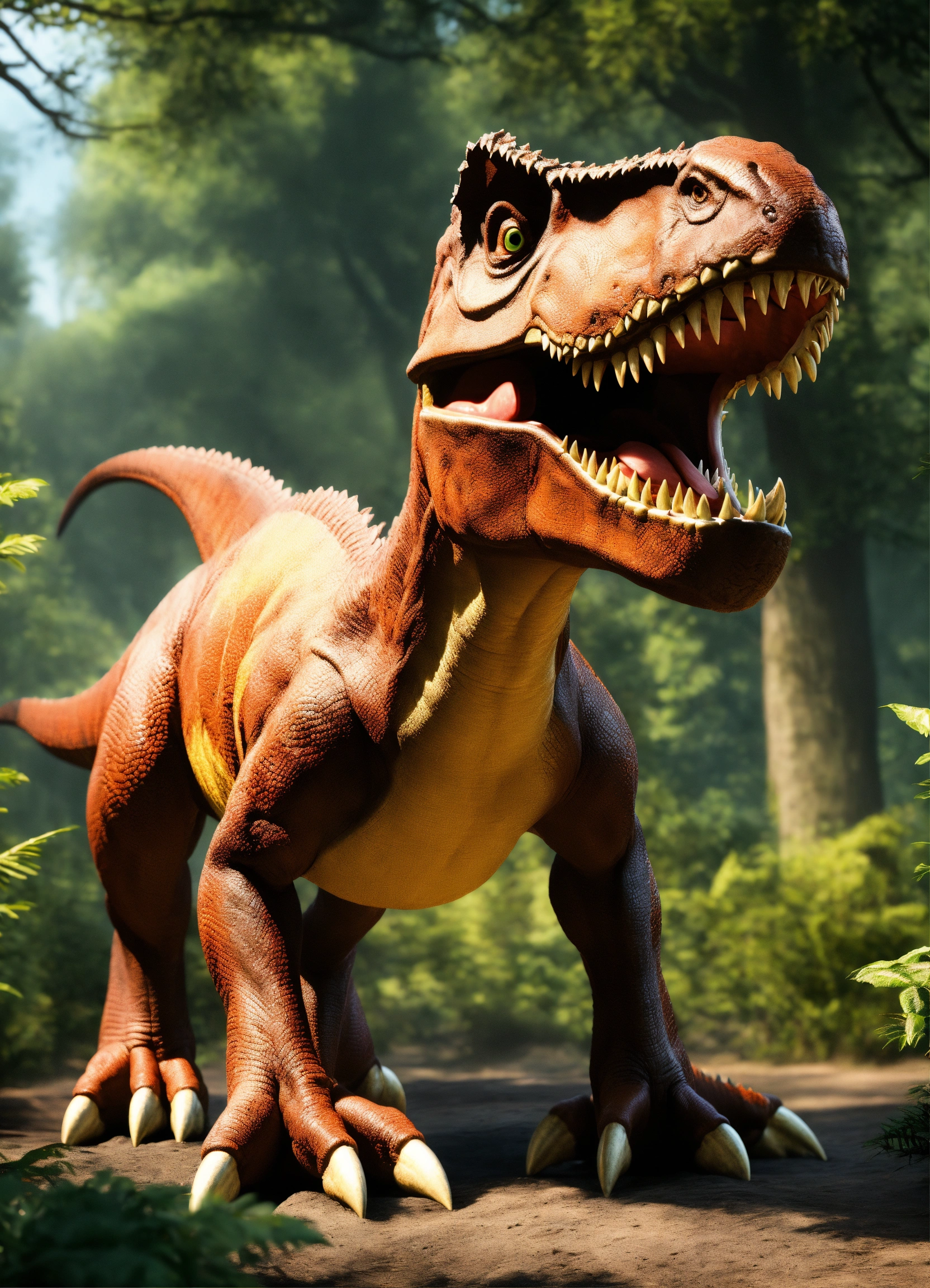 Lexica - Rexy is a captivating cartoon representation of a ...