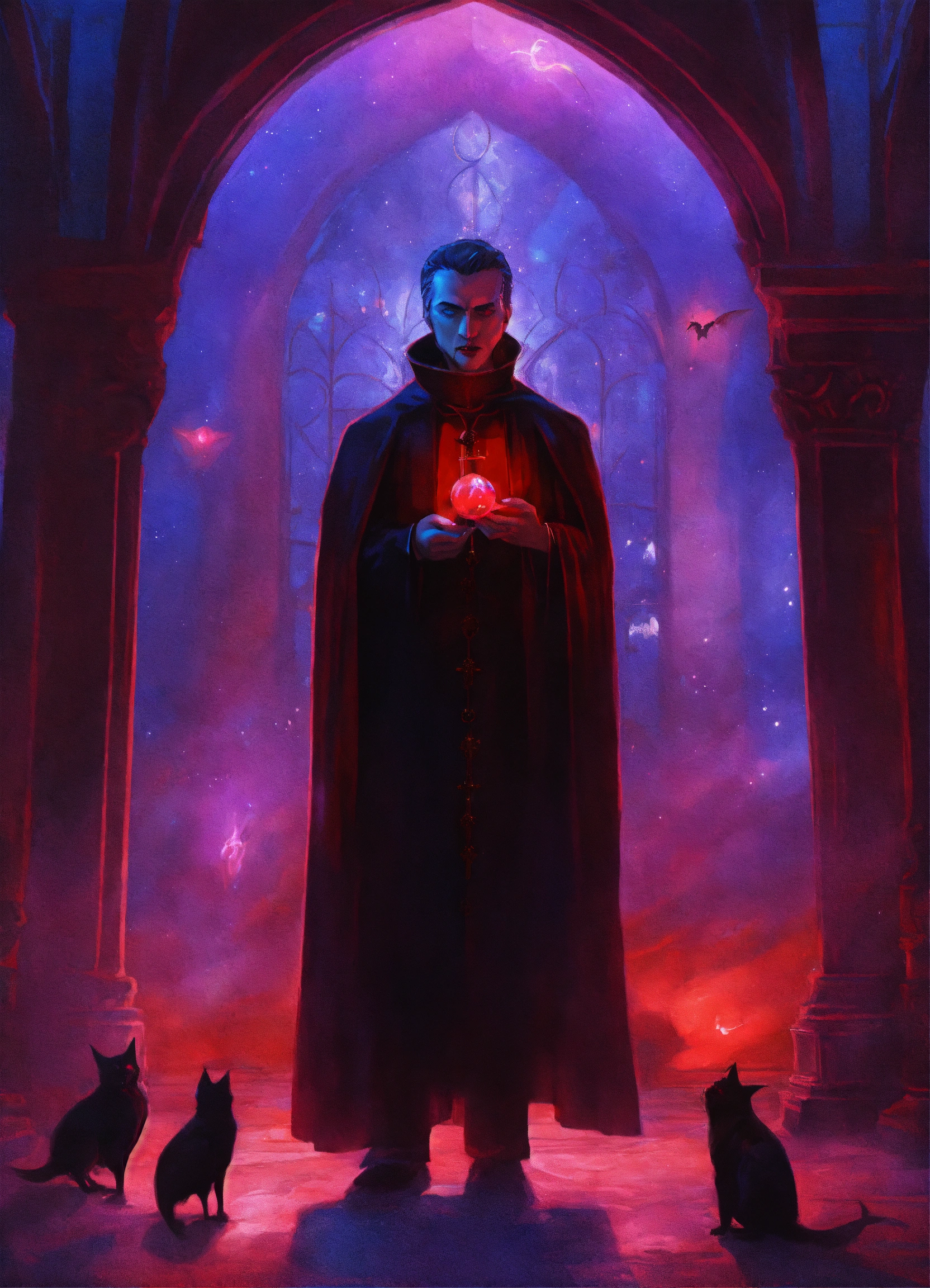 Lexica - ALL glassblowing superrealism style urban vampire STYLE Priest ...
