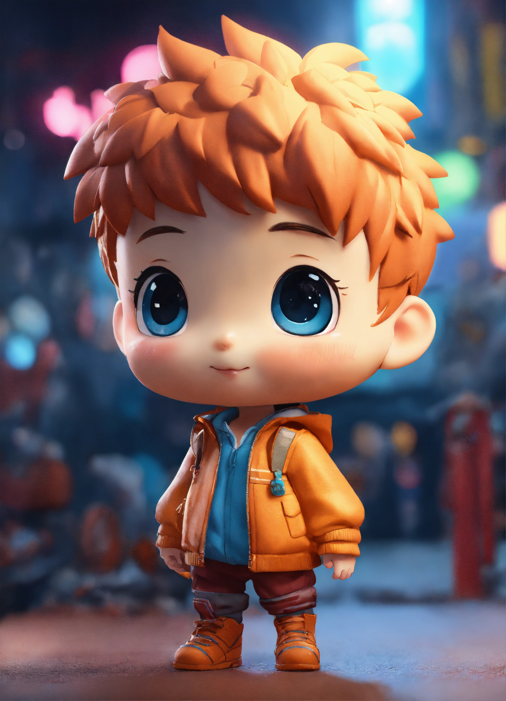 Lexica - 4d photographic image of full body image of a cute little ...