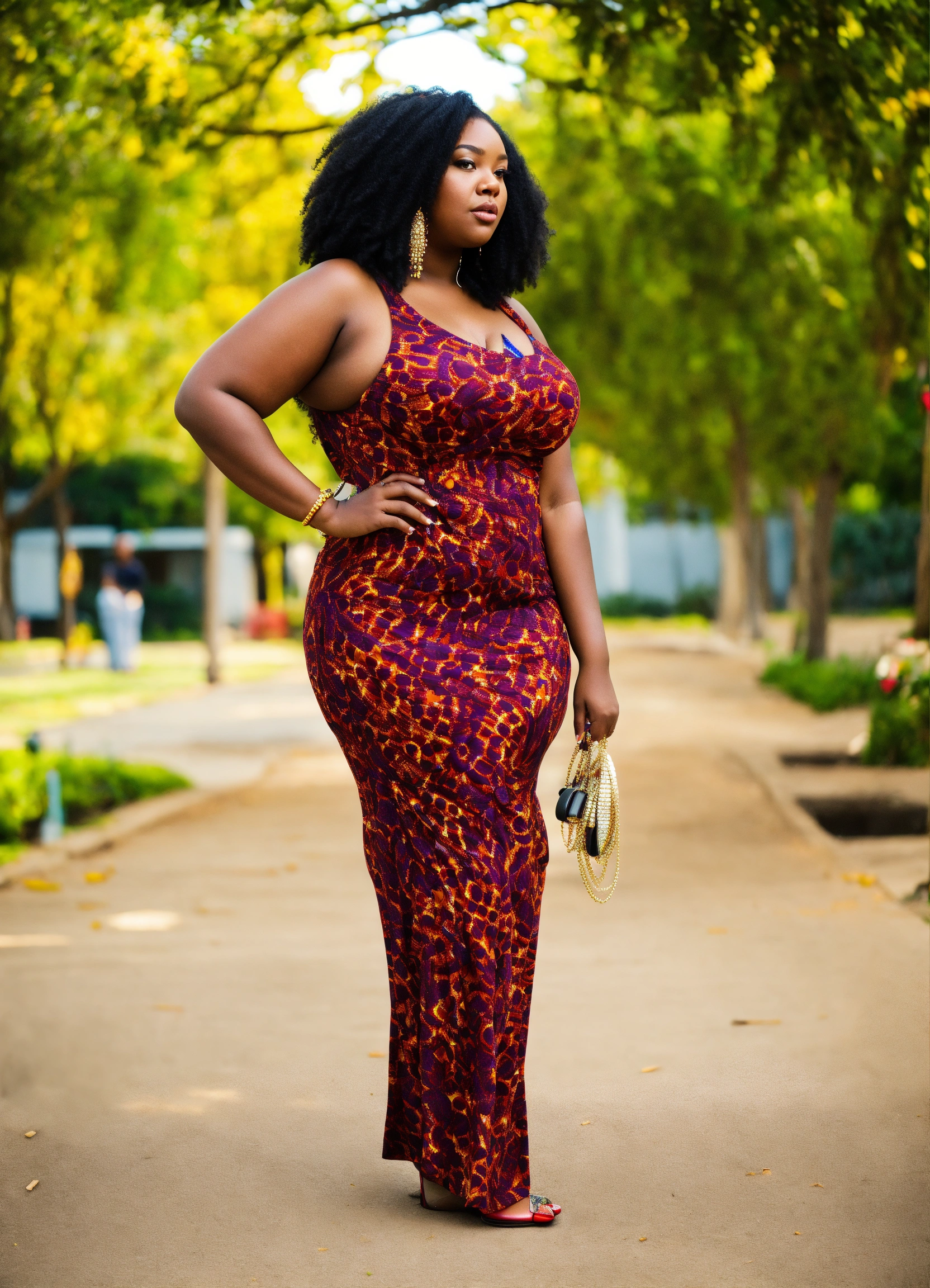 Lexica - Plus size African American women with big wearing