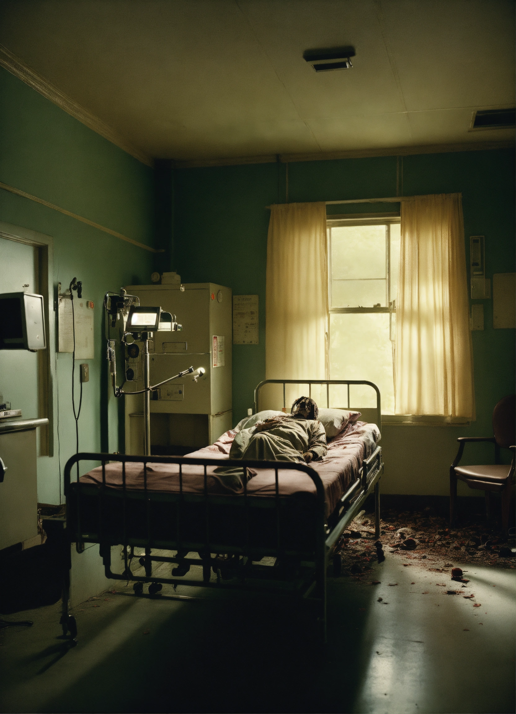 Lexica - Analog photographic highly detailed cinematic of a scary zomby ...