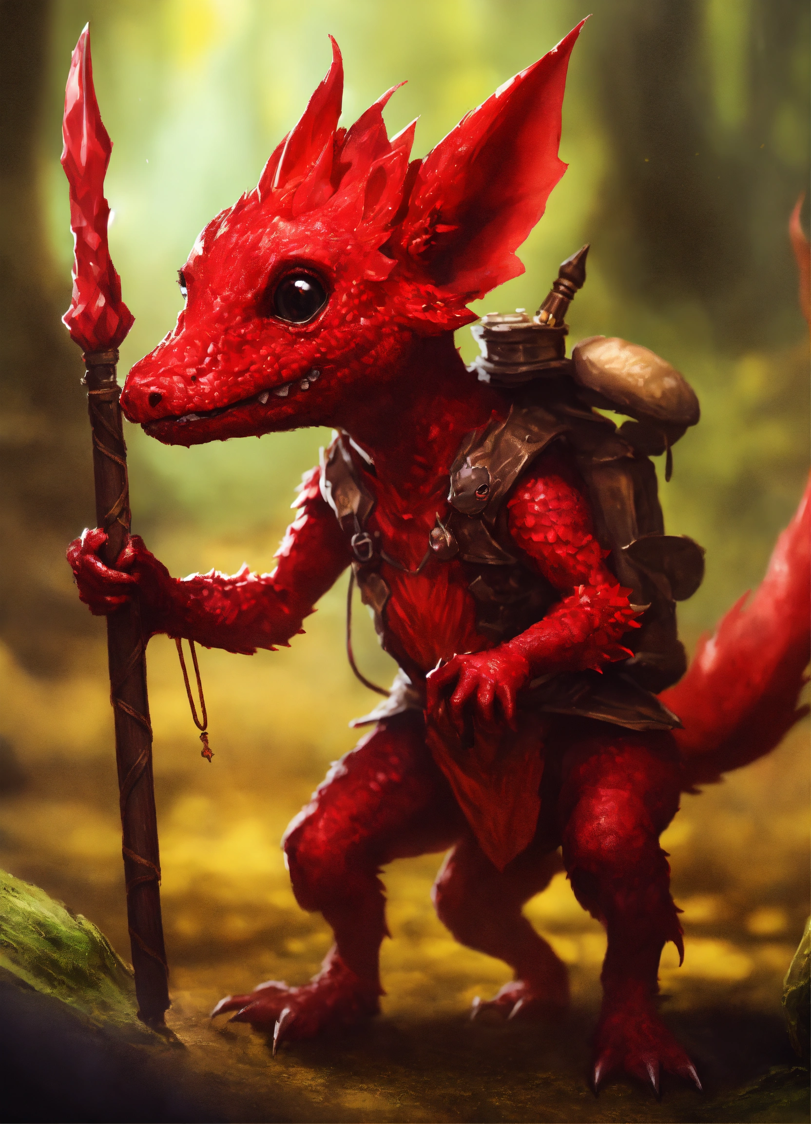Lexica - Creature a tiny red Kobold