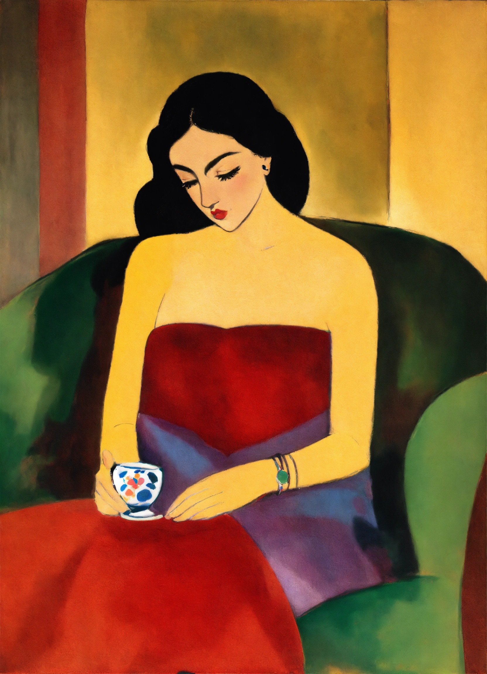 Lexica - Amrita Sher Gil, Henri Matisse, Carla Llanos, modern oil ...