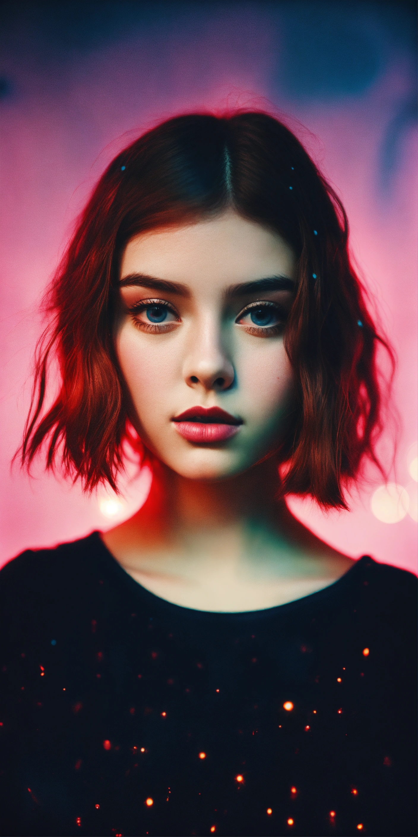 Lexica - A hyper-realistic film-grained photo of a super cute young ...