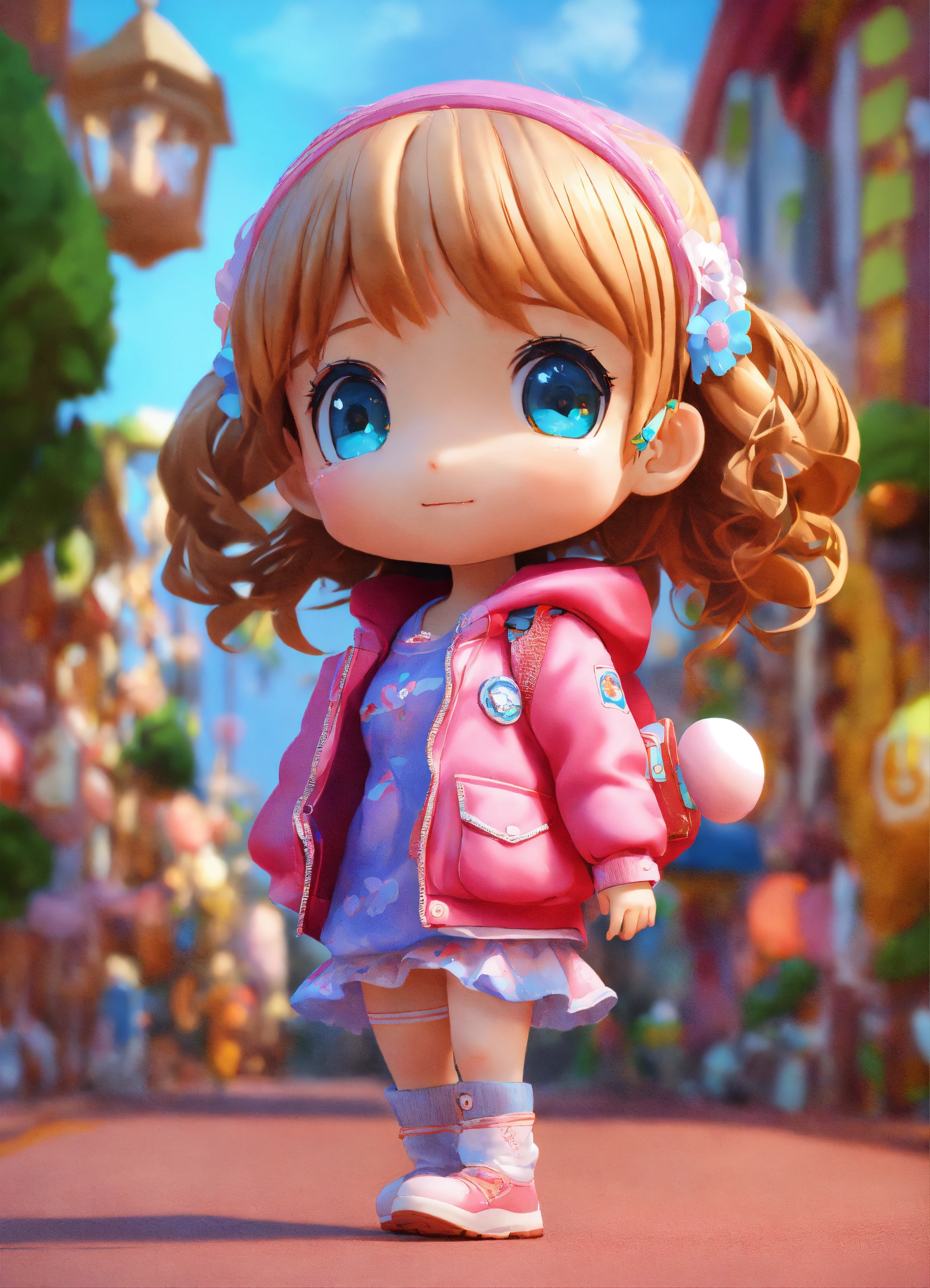 Lexica - 4d photographic image of full body image of a cute little ...