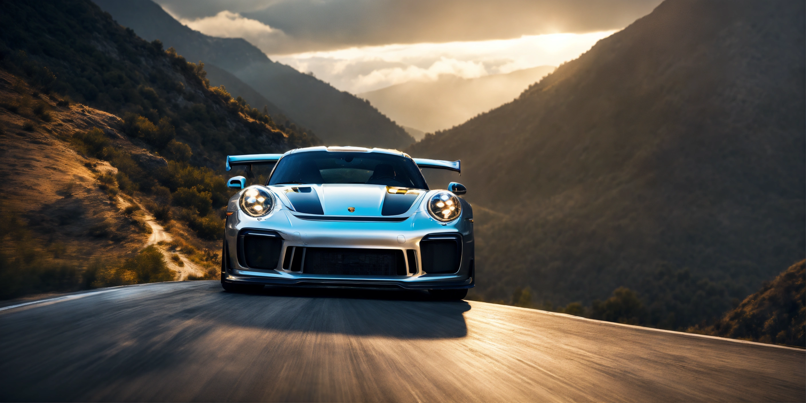 Lexica - Gran turismo syle breathtaking silver alpine white supercar ...