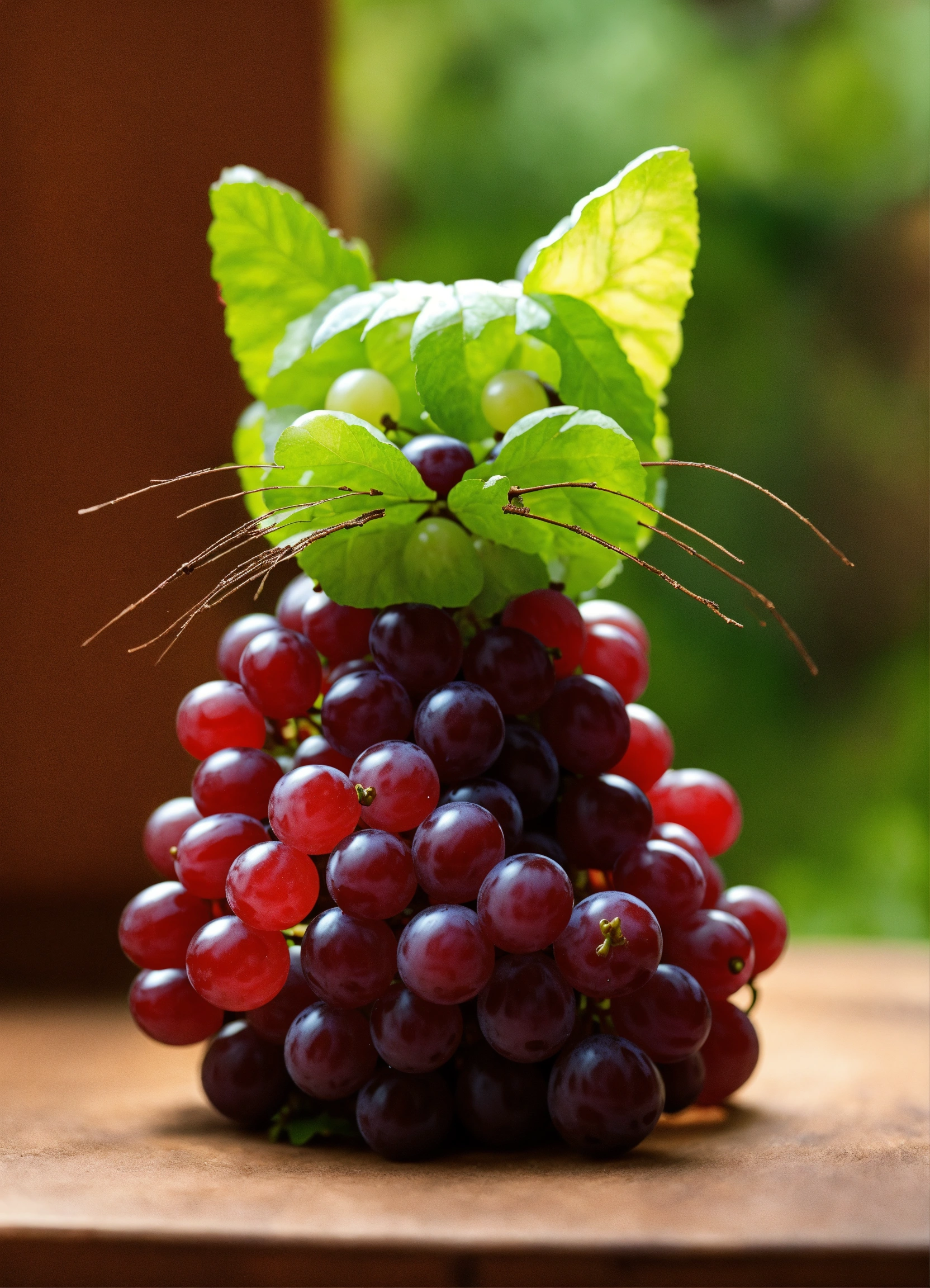 Lexica - Cat made from grapes