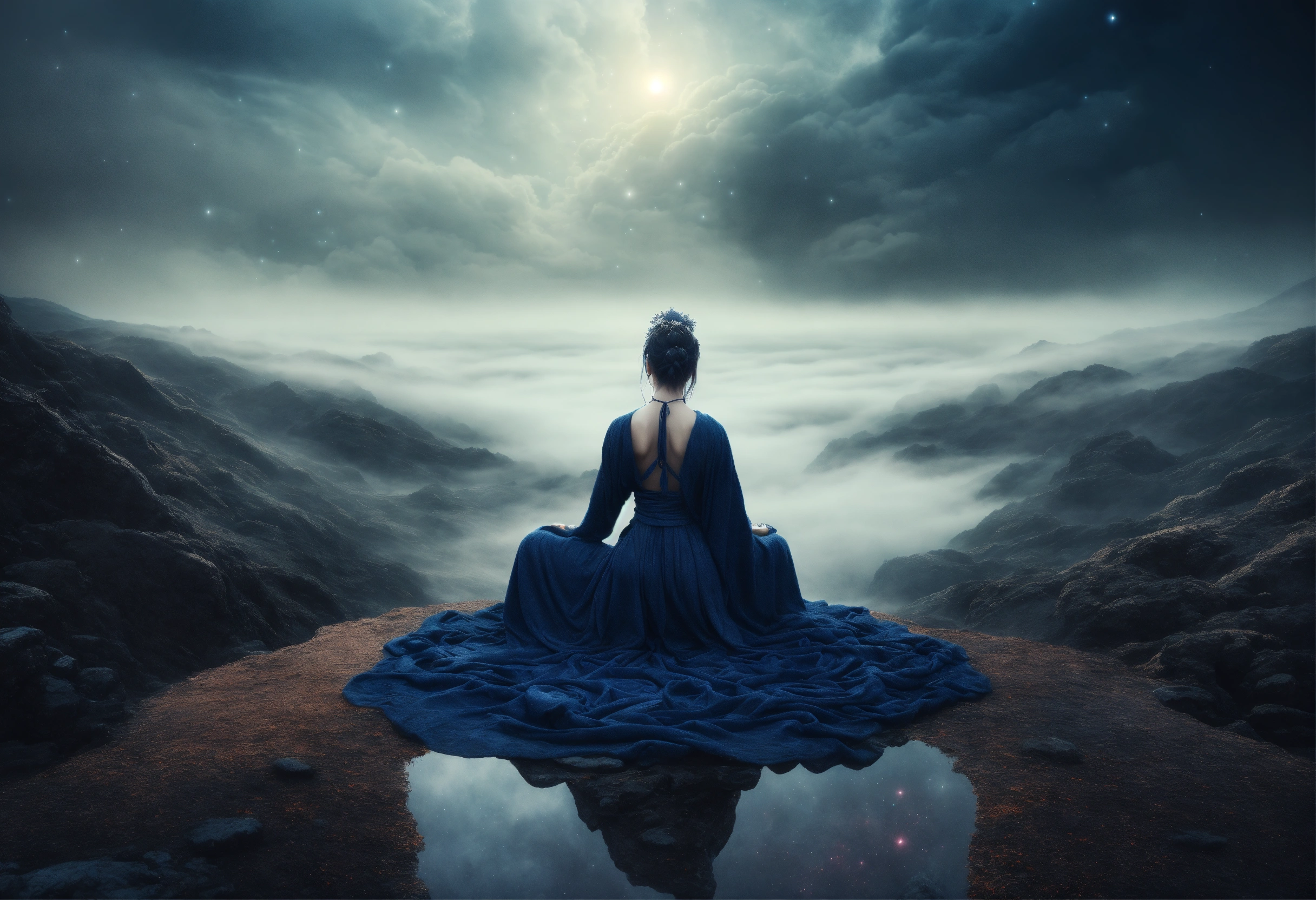 Lexica - Meditation is the biggest secret to meditation, in the style ...