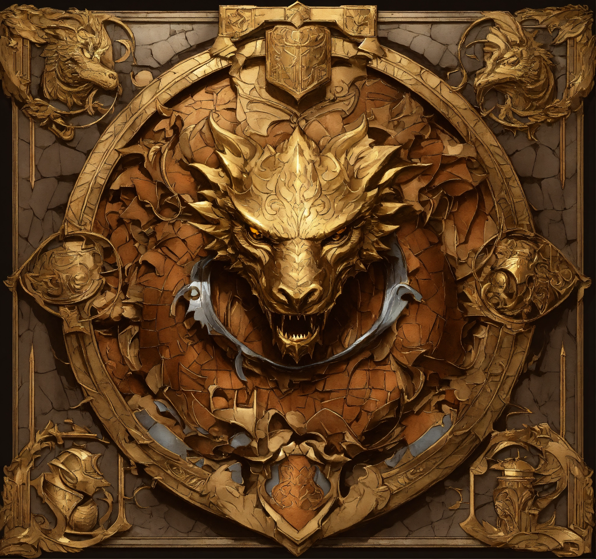 Lexica - Fantasy setting, heraldry for lawful good Dragonborn kingdom ...