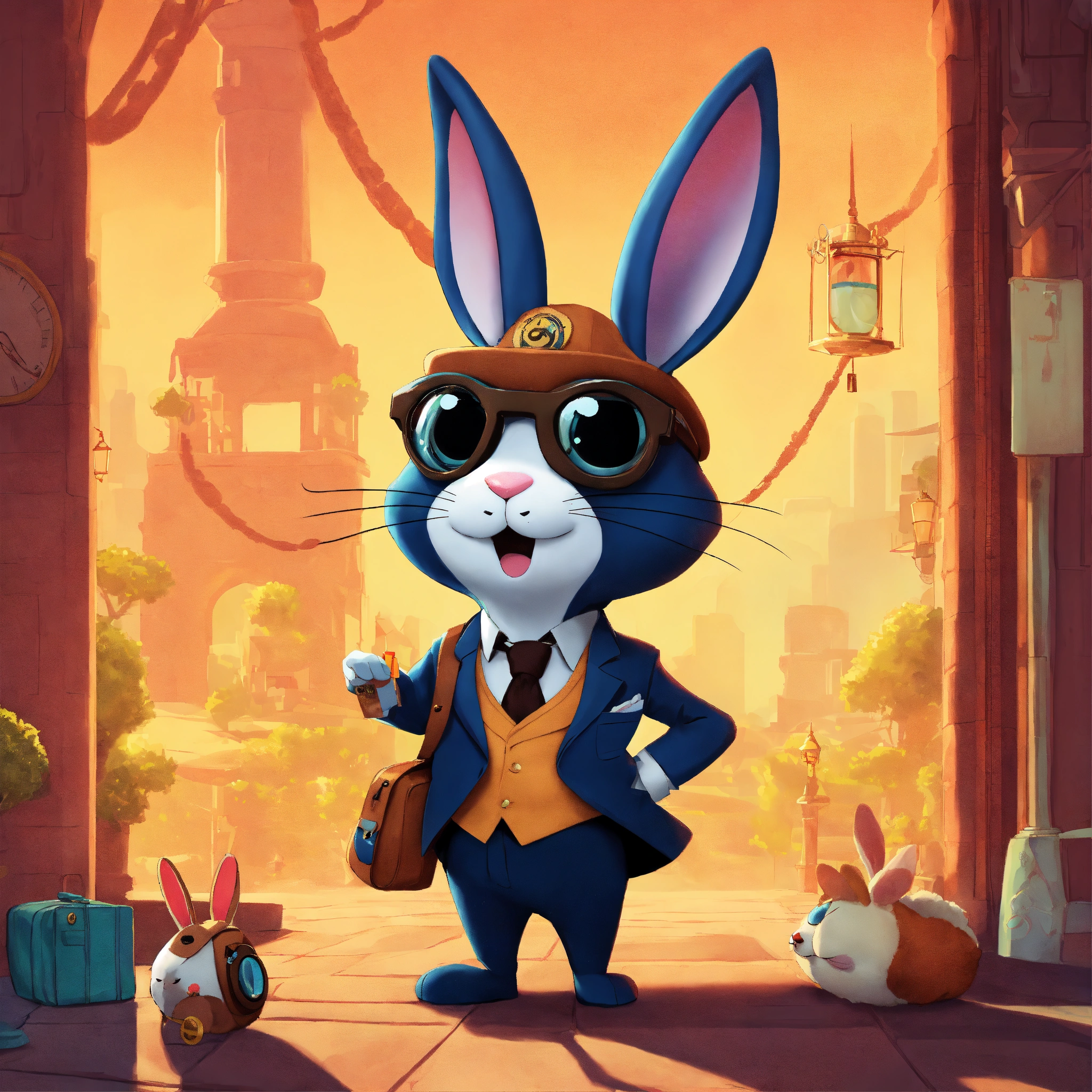 Lexica - Imagine a charming secret agent rabbit, a character that ...