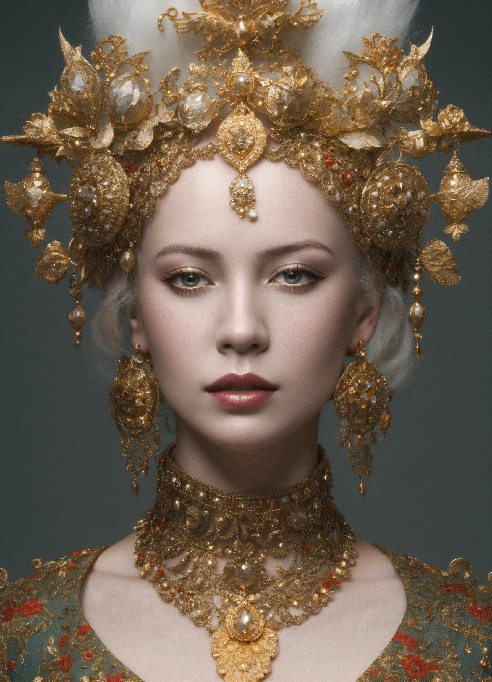 Lexica - Queen in reference style,White skin