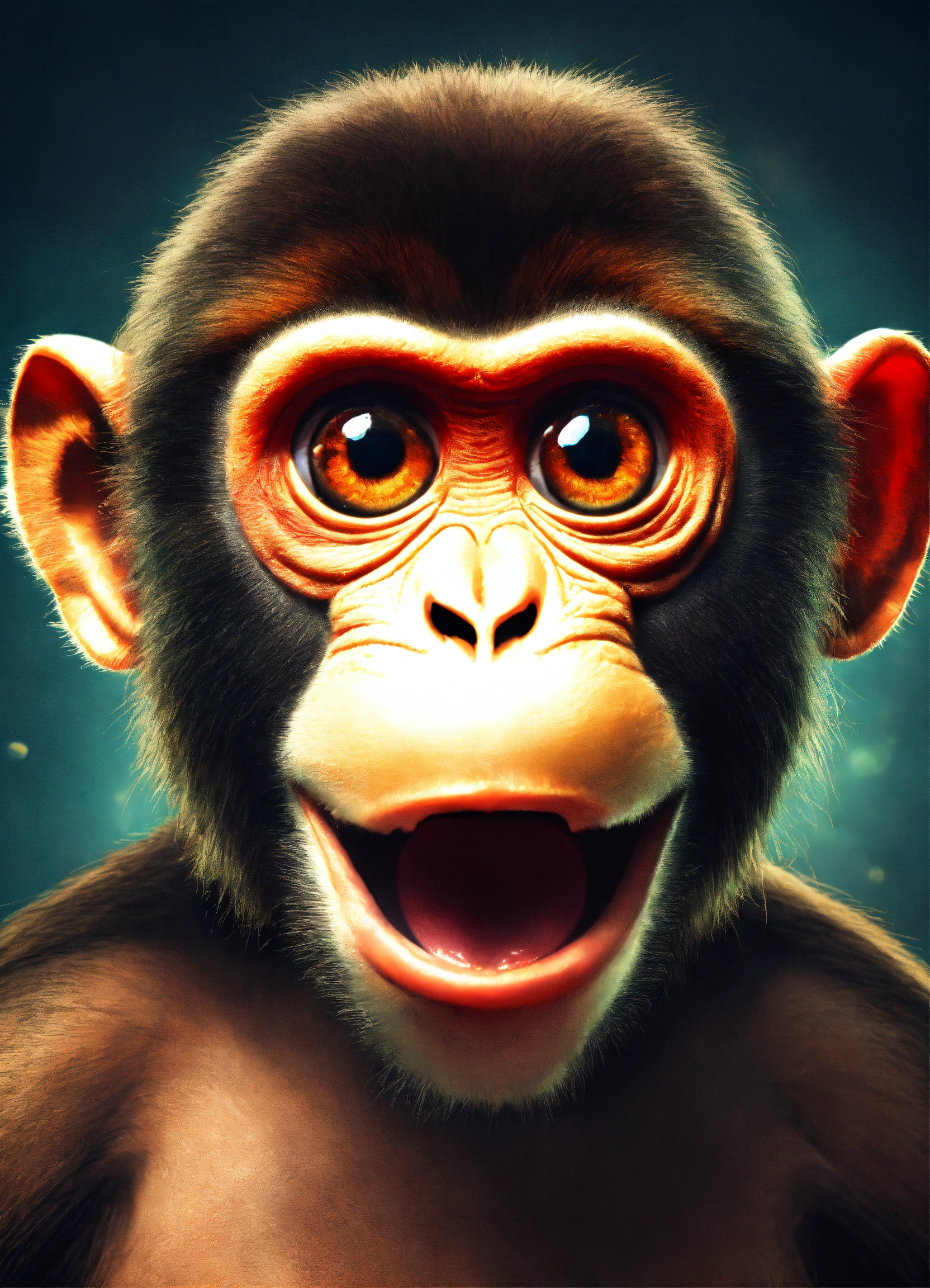 Lexica - Hypnotized monkey dancing, brainwashed, mind controlled, with ...