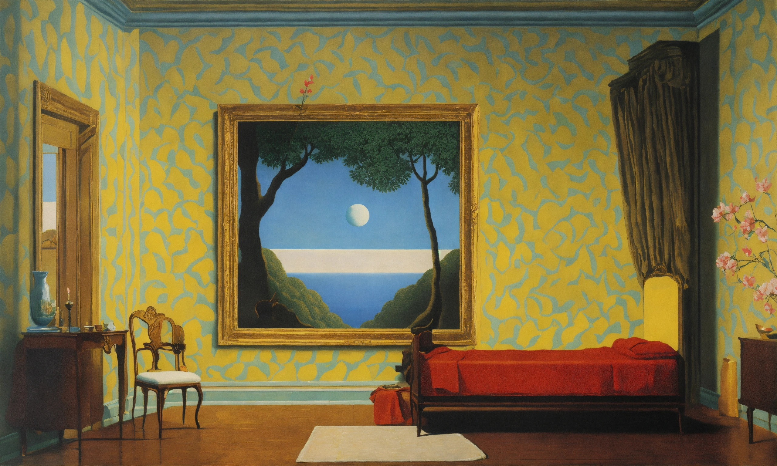 Lexica - "Nuru Massage in the form of consciousness" by Rene Magritte ...